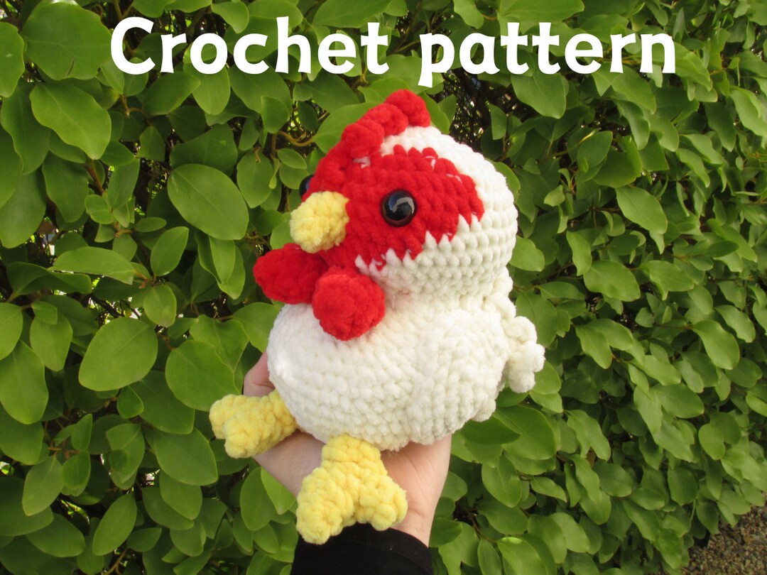 Poupouce the Chicken Crochet Pattern - Etsy