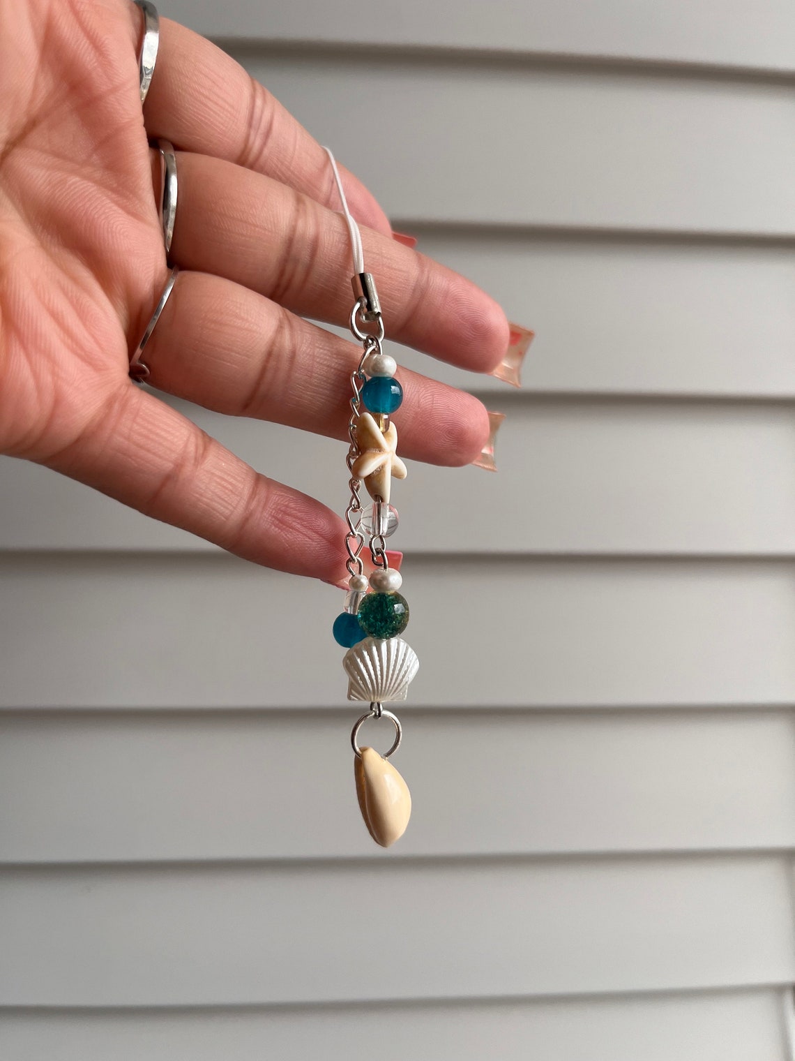 By the Beach Phone Charm, Keychain, Purse Charm, Beach Theme ...