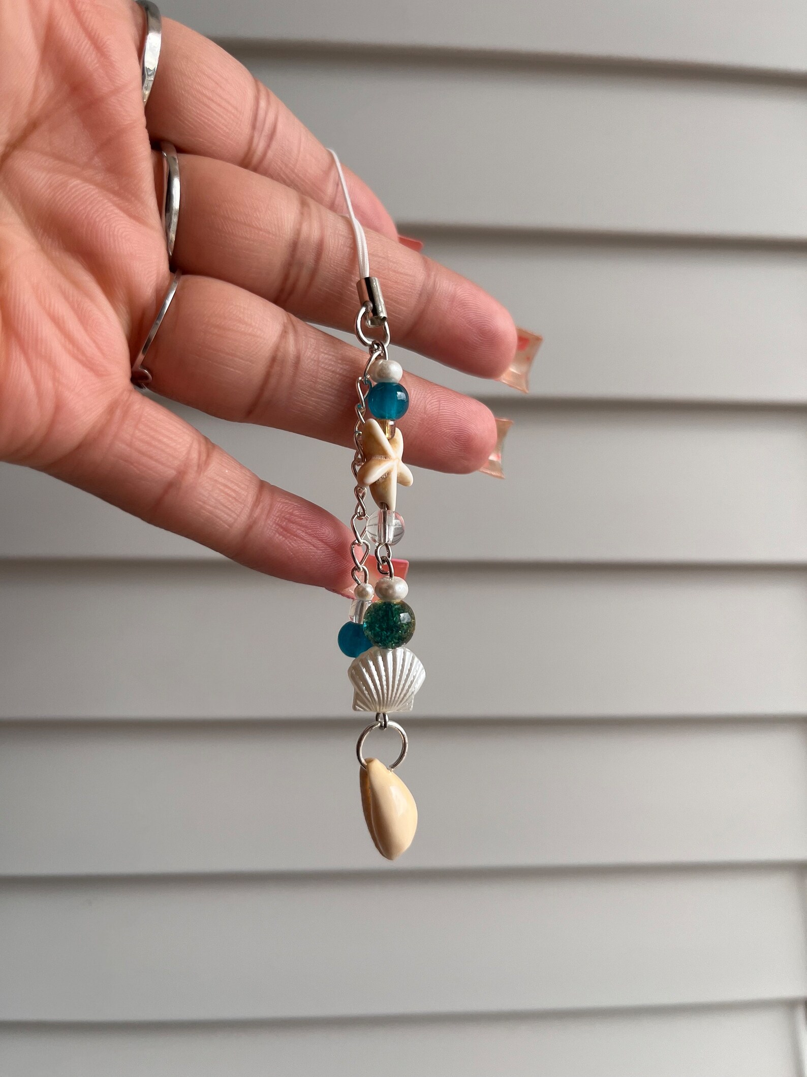 By the Beach Phone Charm, Keychain, Purse Charm, Beach Theme ...