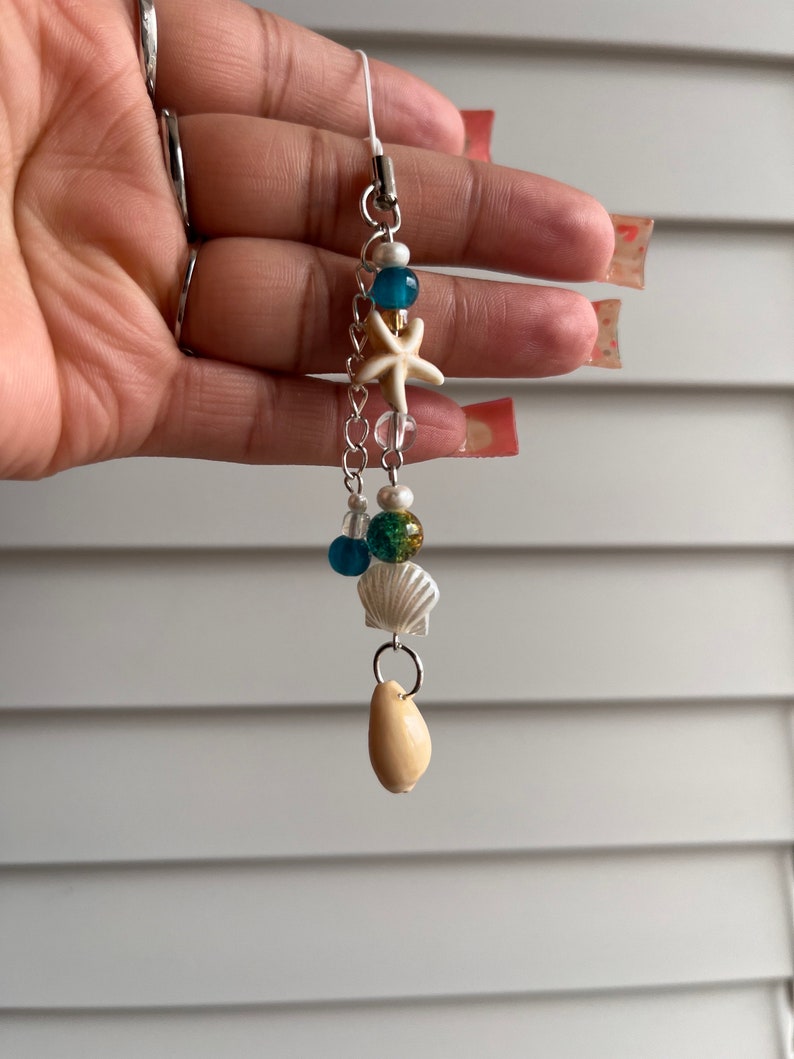 By the Beach Phone Charm, Keychain, Purse Charm, Beach Theme ...