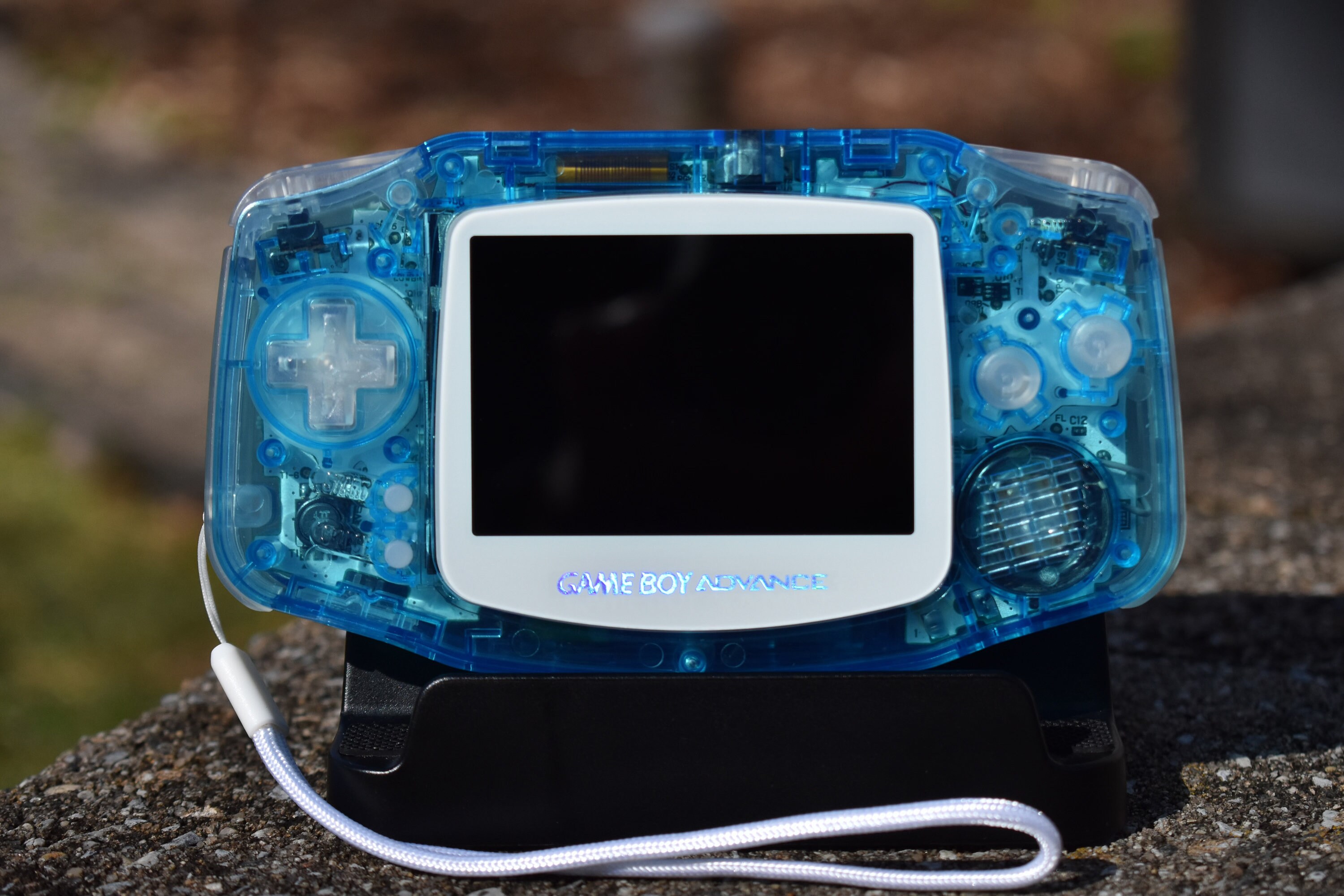 Gameboy Advance Crystal Blue With White LED Lights - Etsy