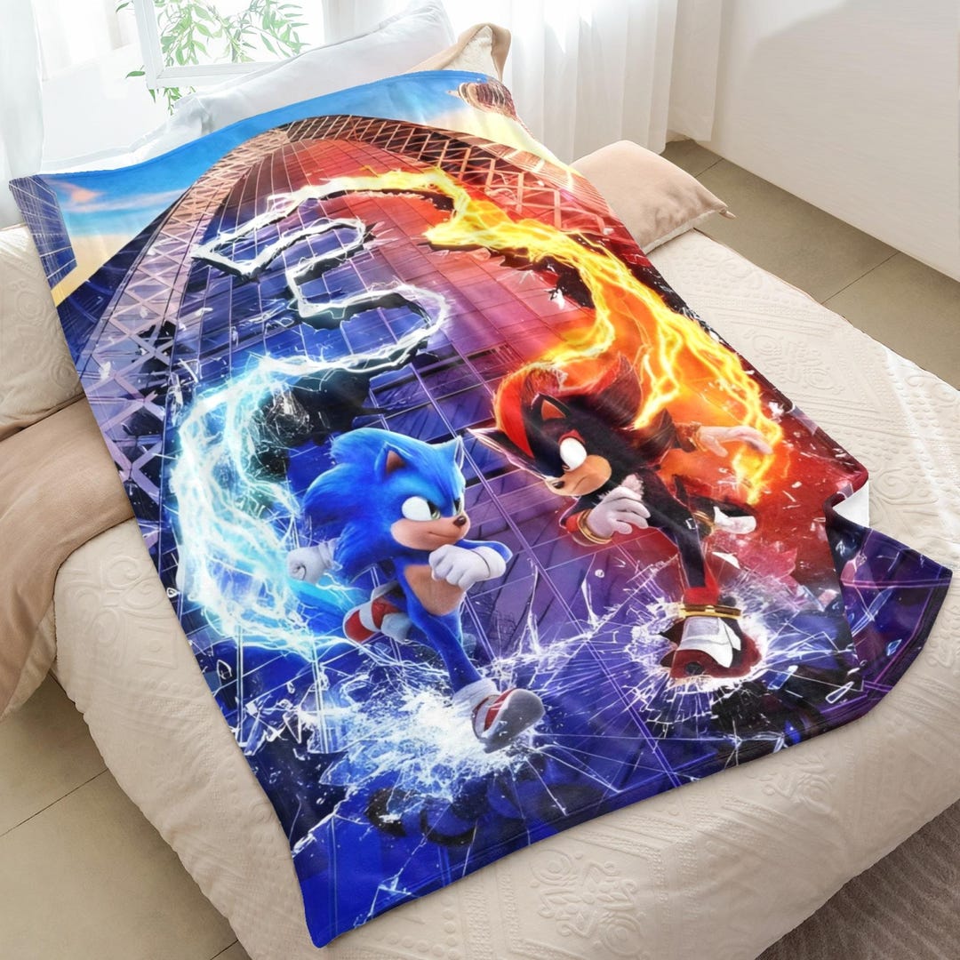 Cozy up With the Classic Sonic Birthday and Holiday Flannel Printed ...