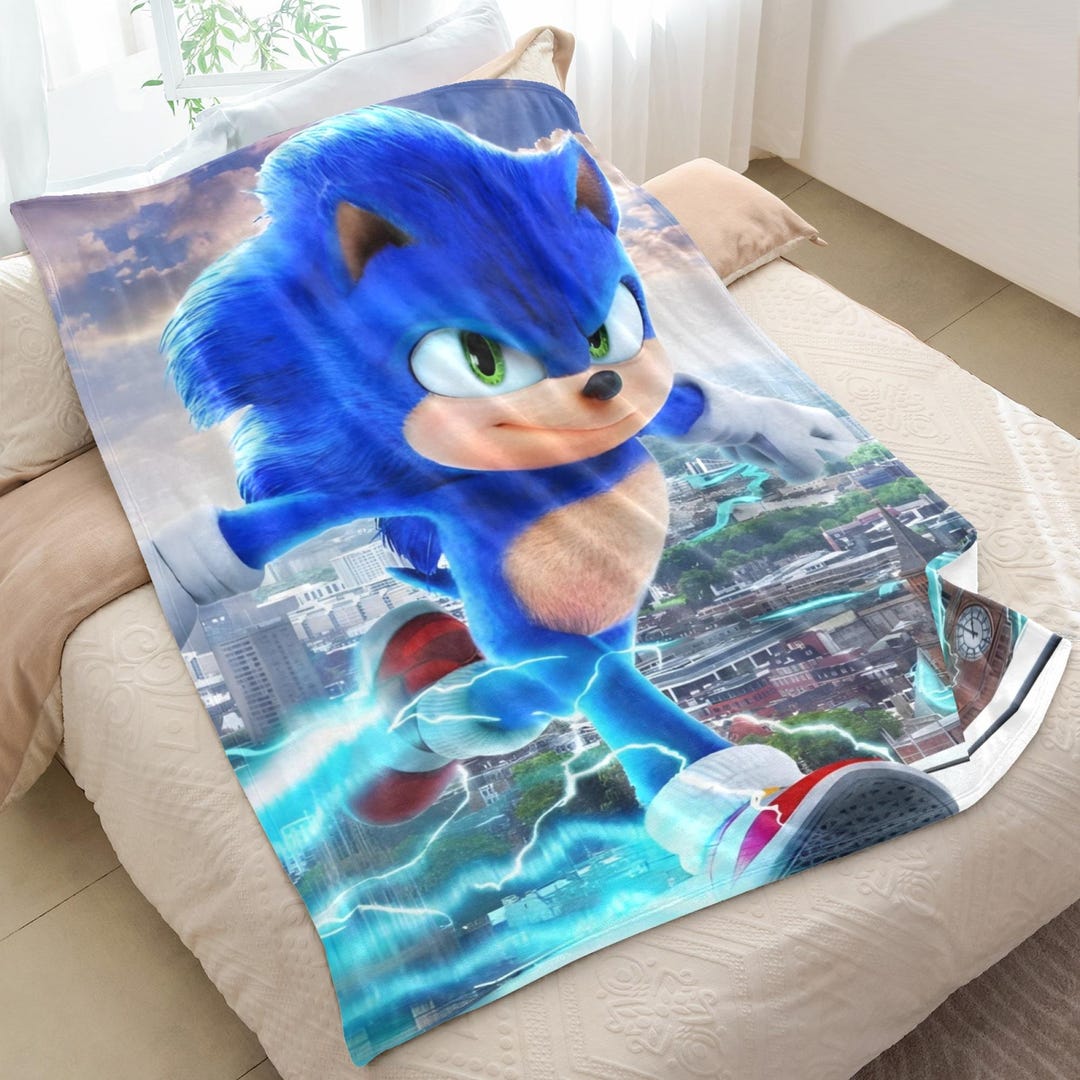 Cozy up With the Classic Sonic Birthday and Holiday Flannel Printed ...