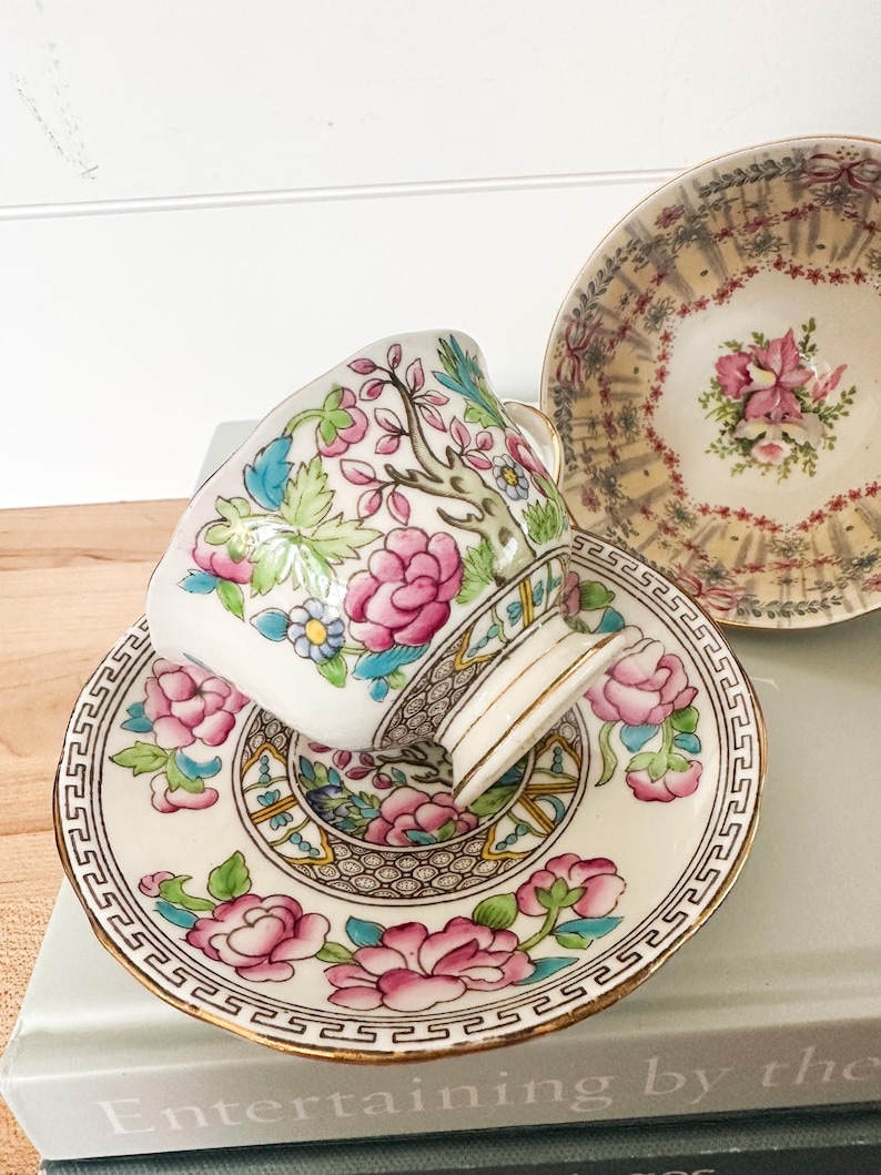 Vintage Royal Albert "indian Tree" Teacup and Saucer Set, Fine Bone ...