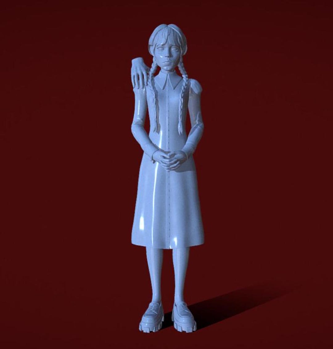 Wednesday STL 3D Printing High Quality 3D Model 3D Figure STL 3D ...