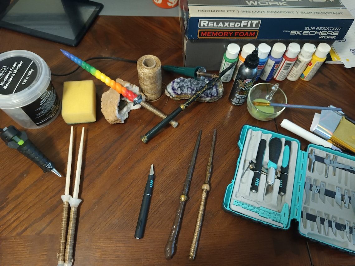 Custom Wands. We Use Wood, Clay, Clay Foam, Resin and an Assortment of ...
