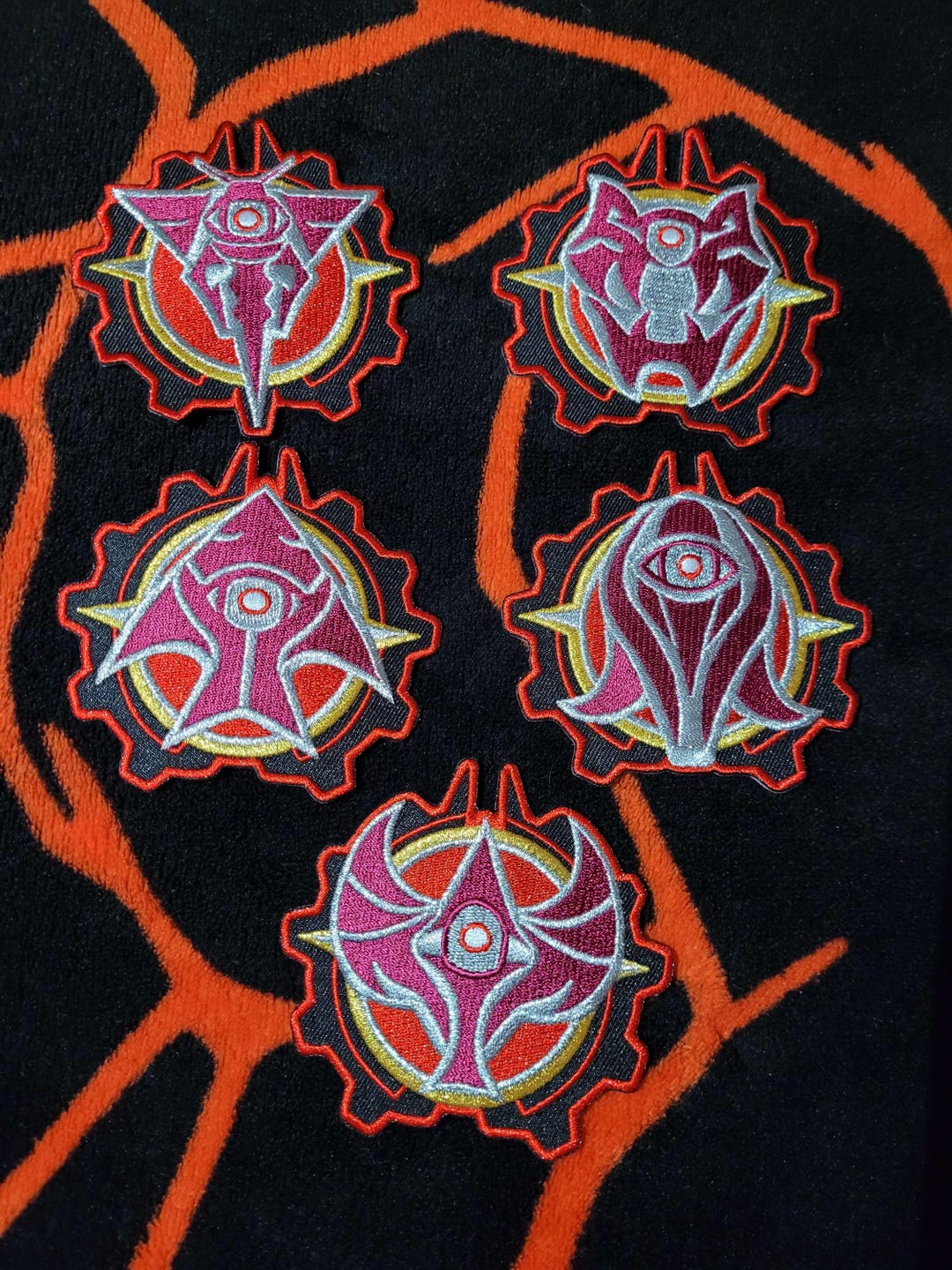 Doom Forms Embroidered Iron on Patches - Full Set - Etsy