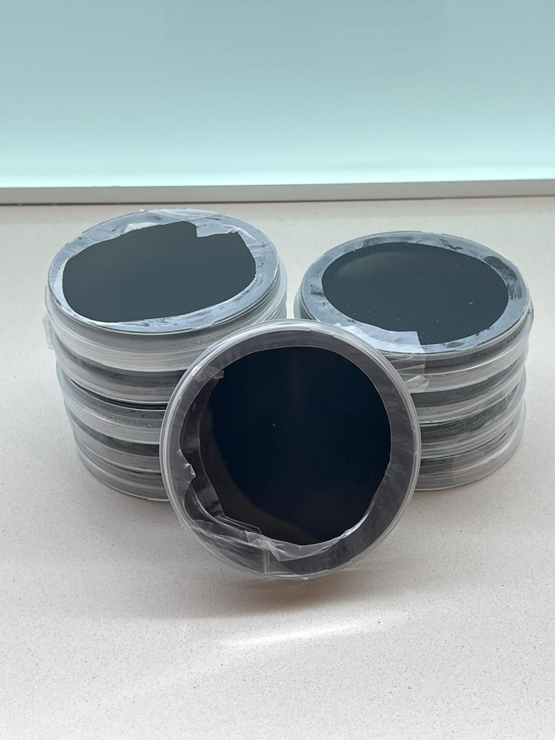 10 Black Charcoal Agar Petri Dishes | DME Dextrose Yeast | Parafilm ...
