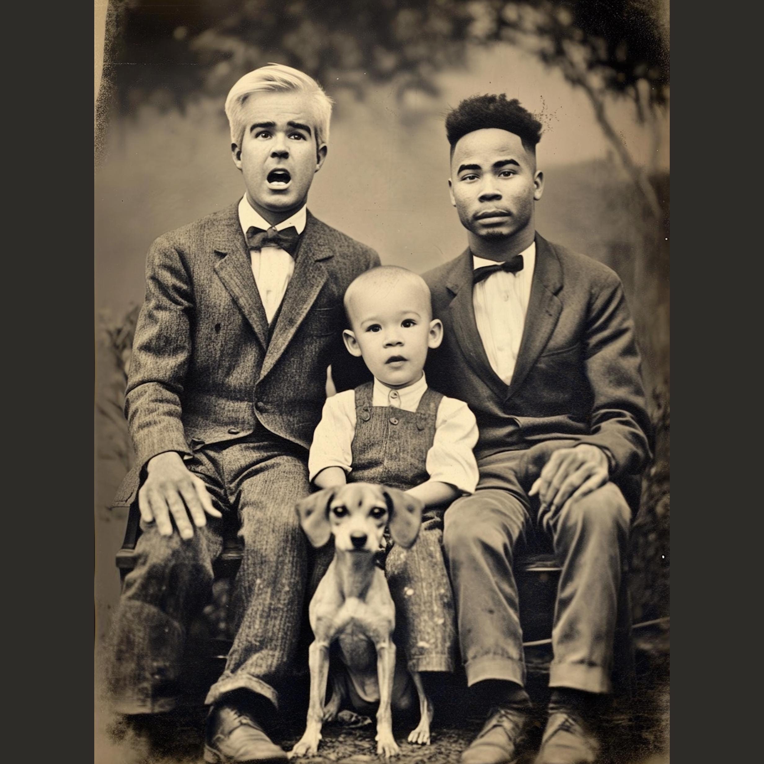 Custom Spooky Family Portrait From Photo | Halloween Decor | Creepy ...