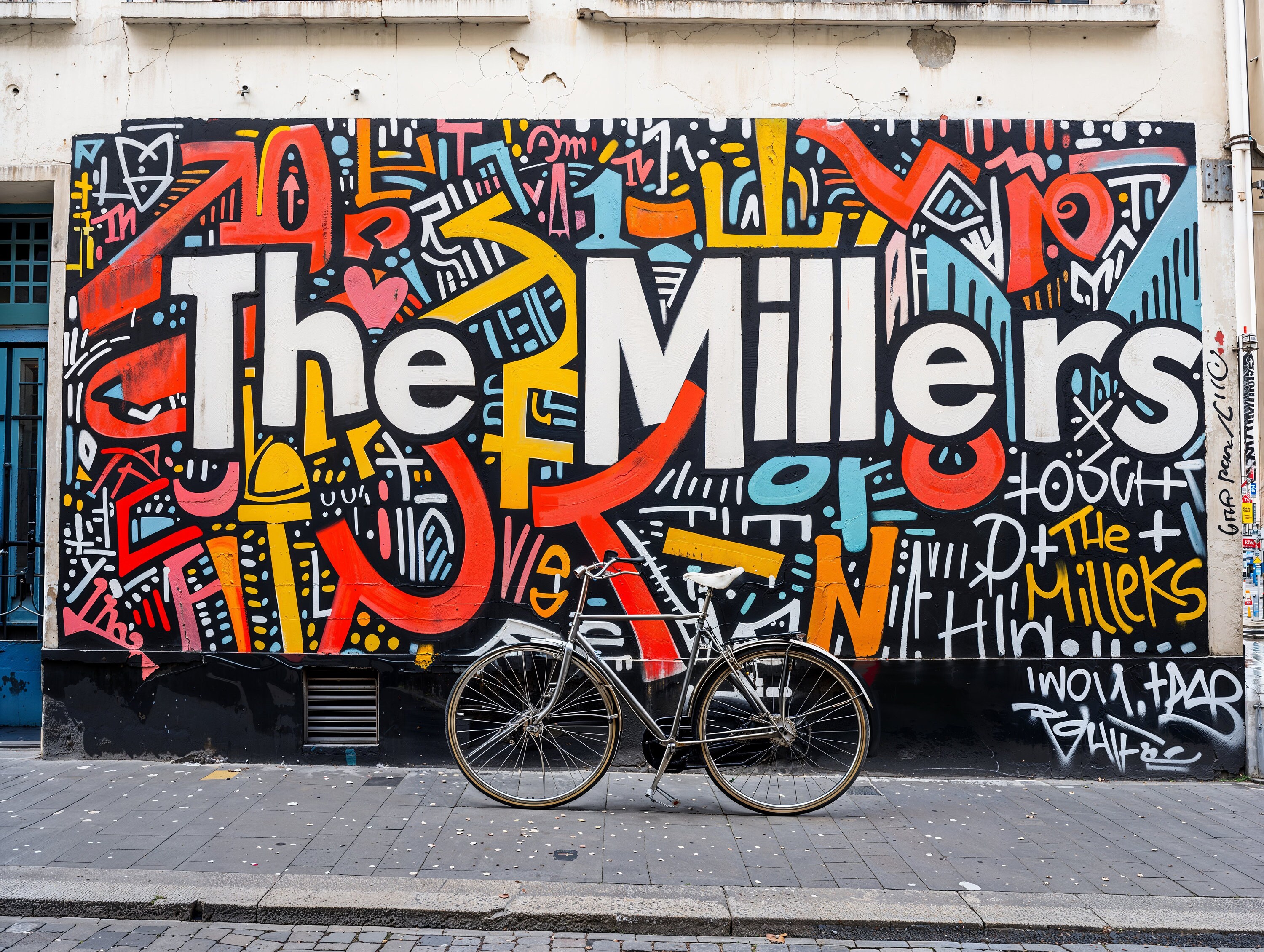 Family Name Sign Street Art Graffiti 100% Original Custom Print Digital ...