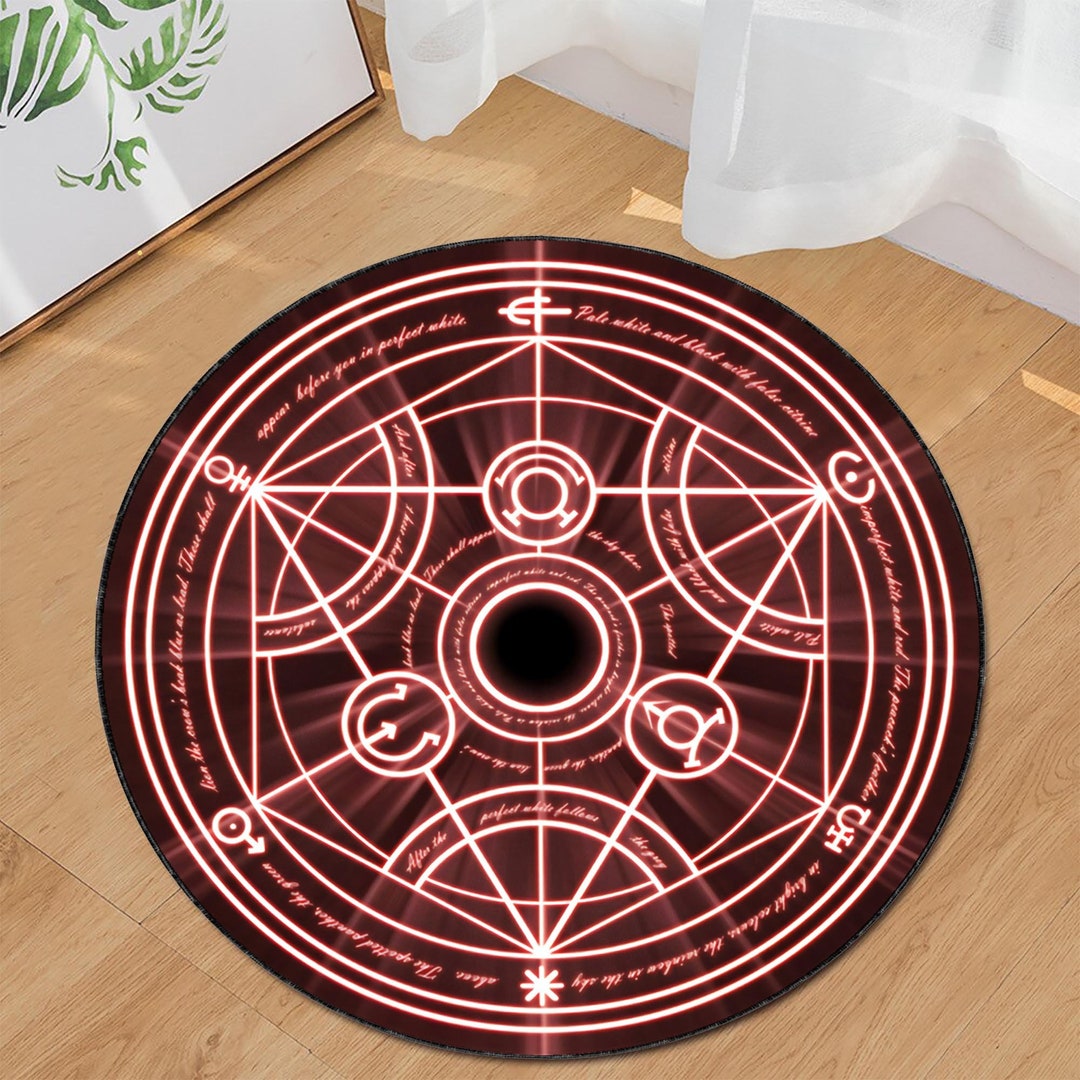 Full Metal Transmutation, Circle Cool, Japanese Anime Manga, FMA Rug ...