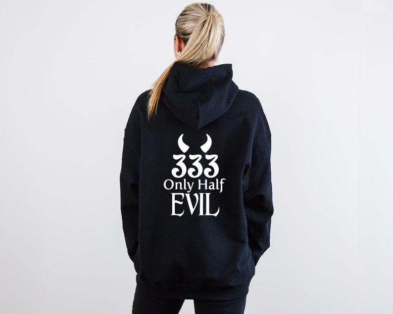 333 Only Half Evil SVG / PNG Cut Files Cricut Silhouette Vinyl Cutting ...