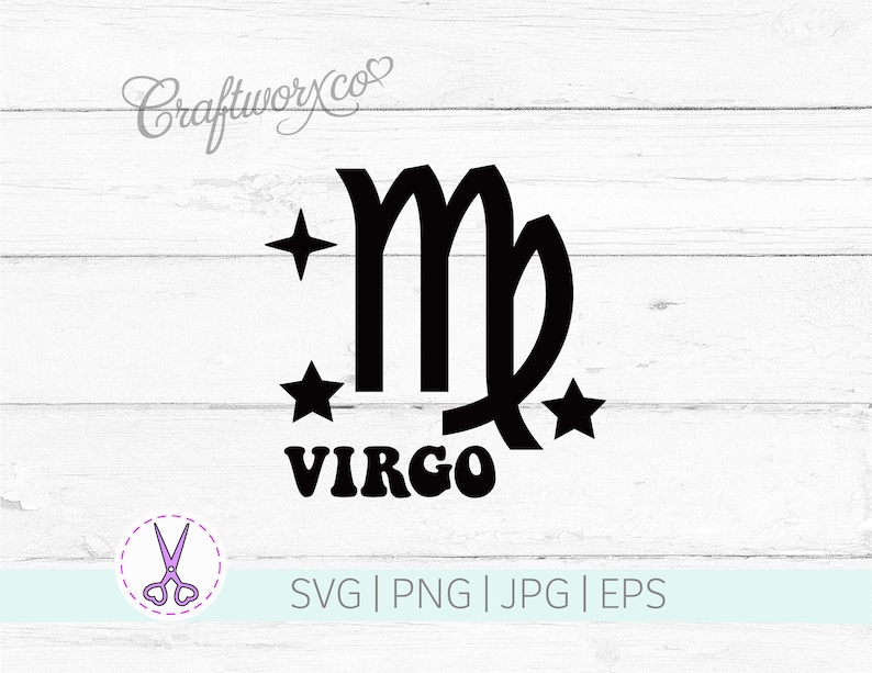 Virgo | SVG / PNG | Cut Files | Cricut | Silhouette | Vinyl Cutting ...