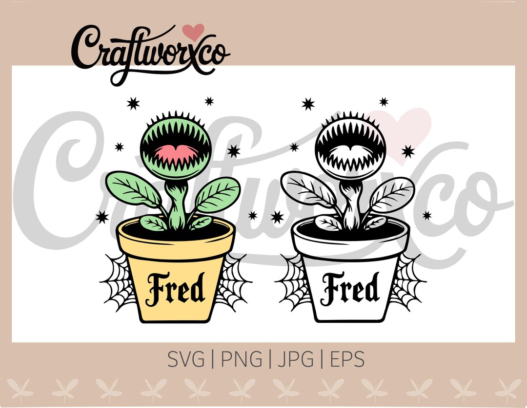 Venus Flytrap | SVG / PNG | Cut Files | Vinyl Cutting | Craft Making ...