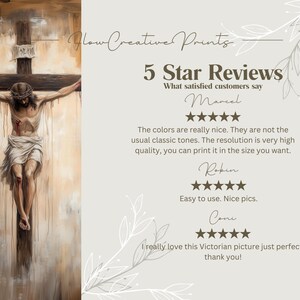 Crucifixion of Jesus Printable Wall Art | Vintage Christian Home Decor ...