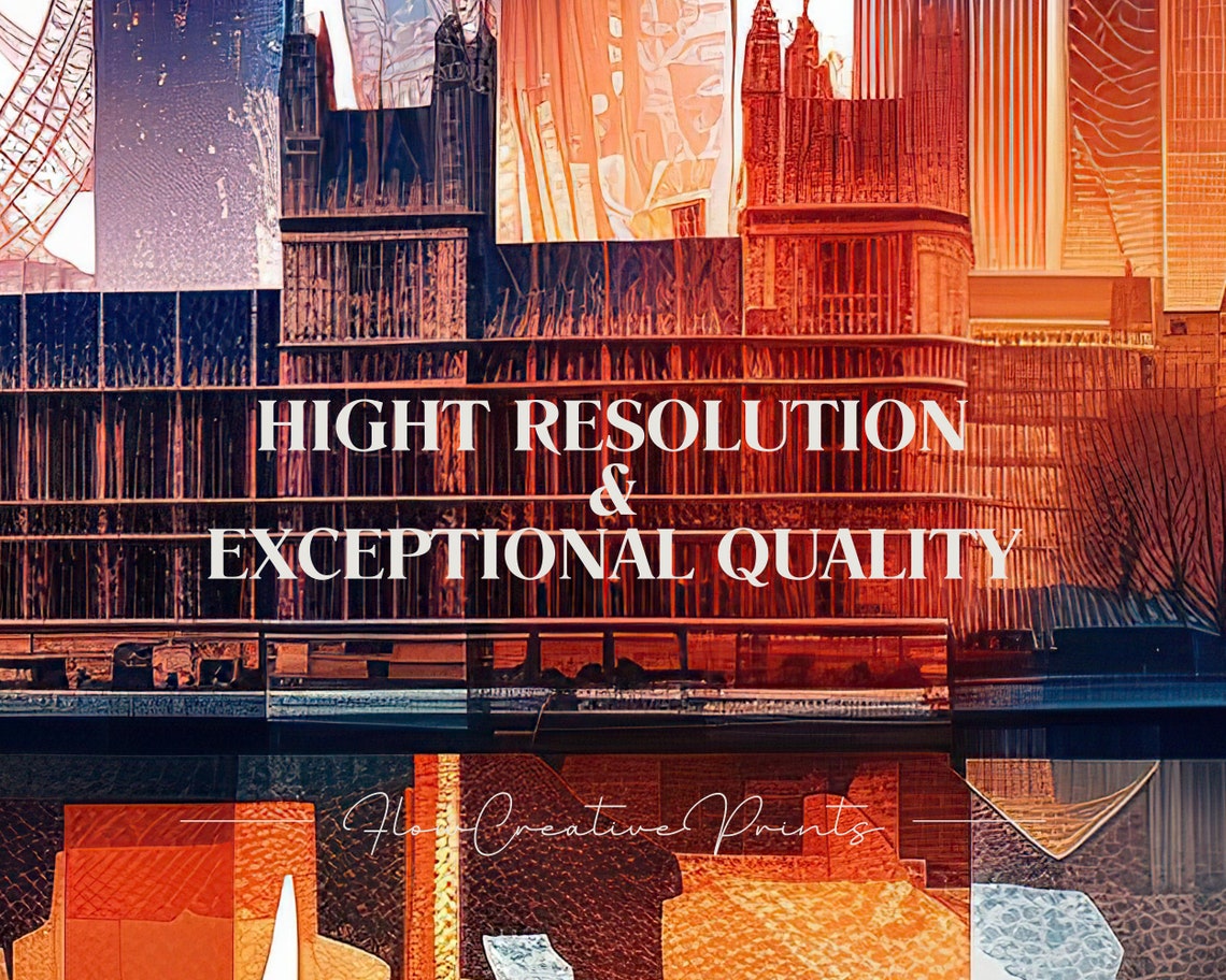 View of London Skyline - 3 Print Art Set, Antique England Printable ...