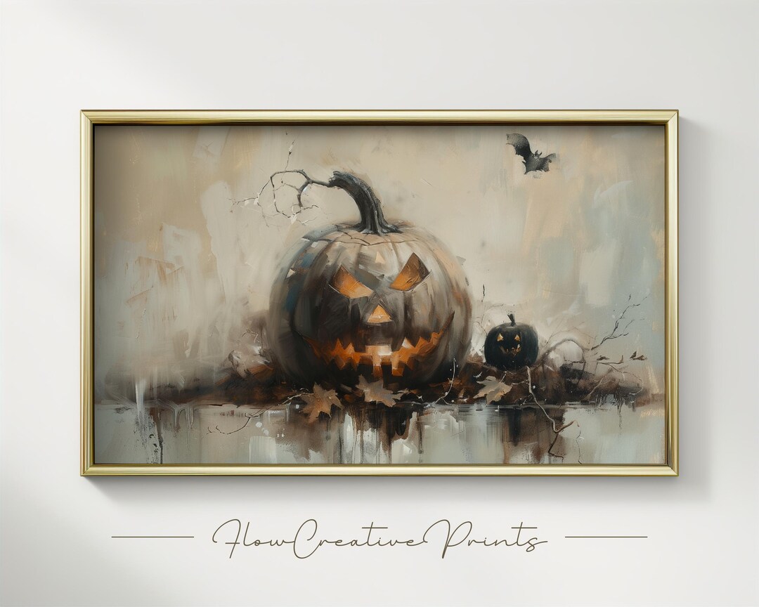 Halloween Pumpkin Quirky and Moody Decor Perfect for Spooky Season ...