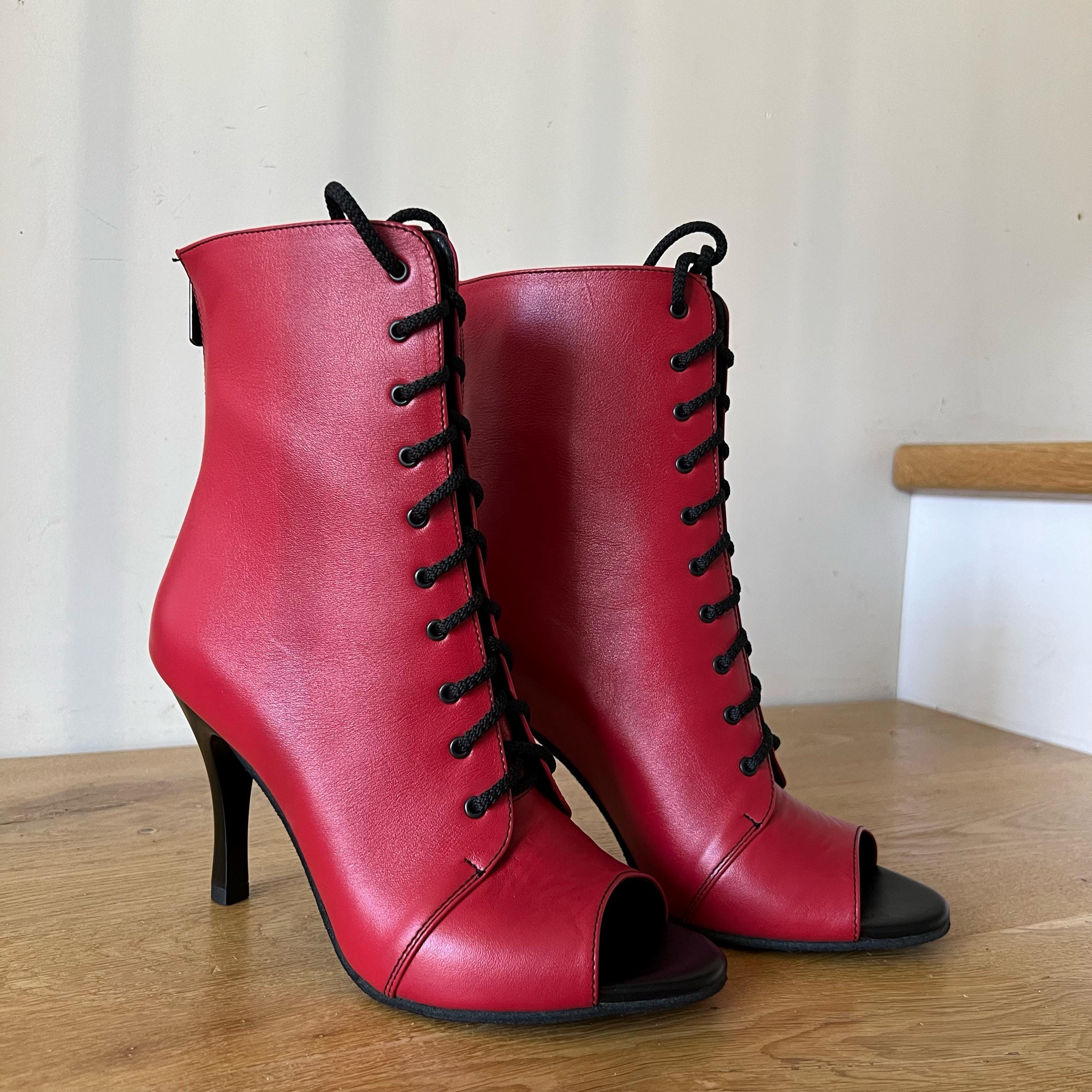 Professional Dance Shoes | Dance Boots | Dancing Lace Shoes | High ...