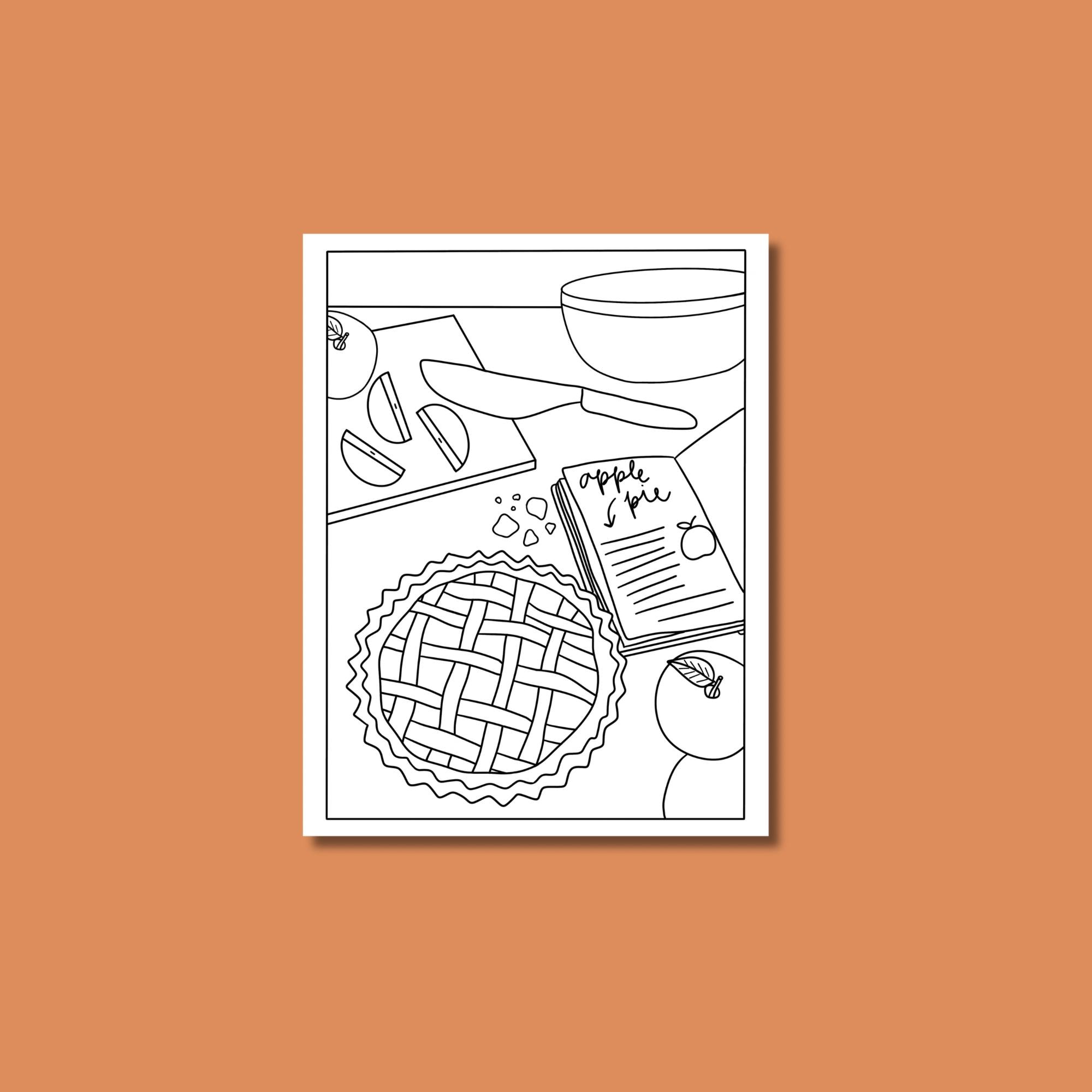 Fall/halloween Coloring Pages - Instant Download - Printable Holiday ...
