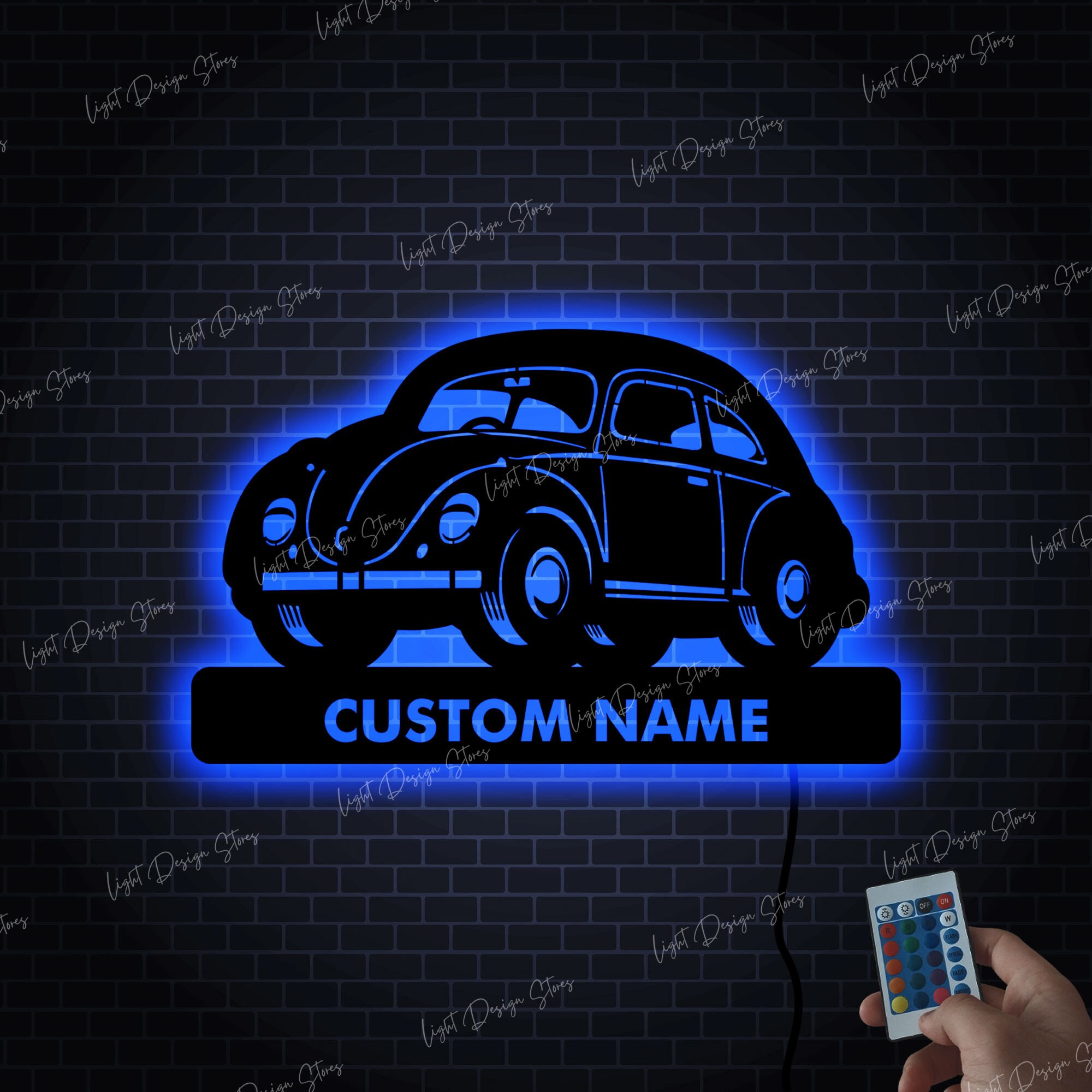 Beetle LED Sign, Retro Car Neon Wall Decor, Ideal Gift for Car ...