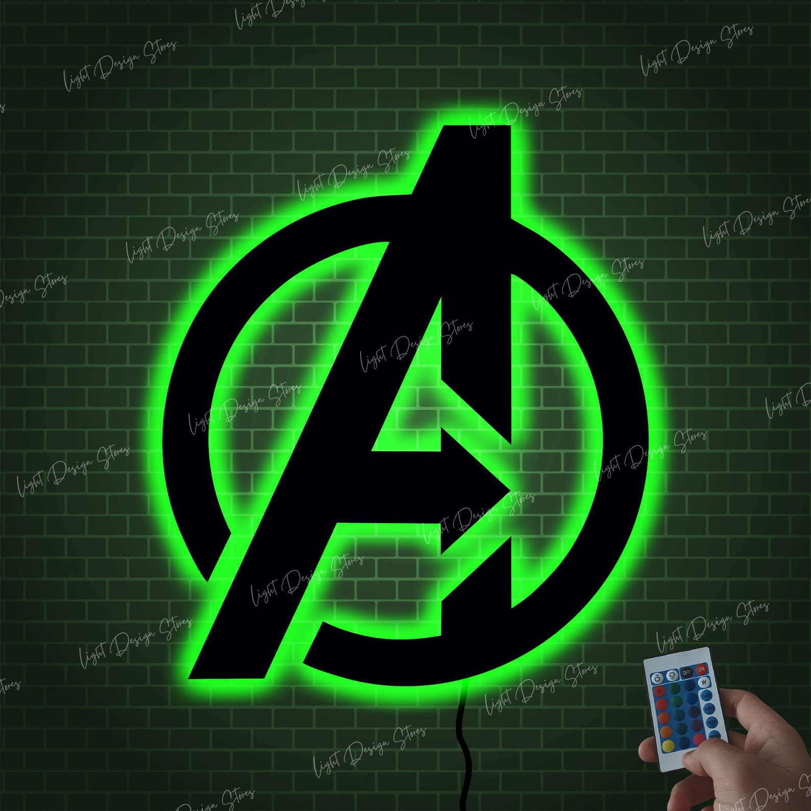 Avengers LED Sign, Unique Marvel Wall Decor, Perfect Gift for Superhero ...