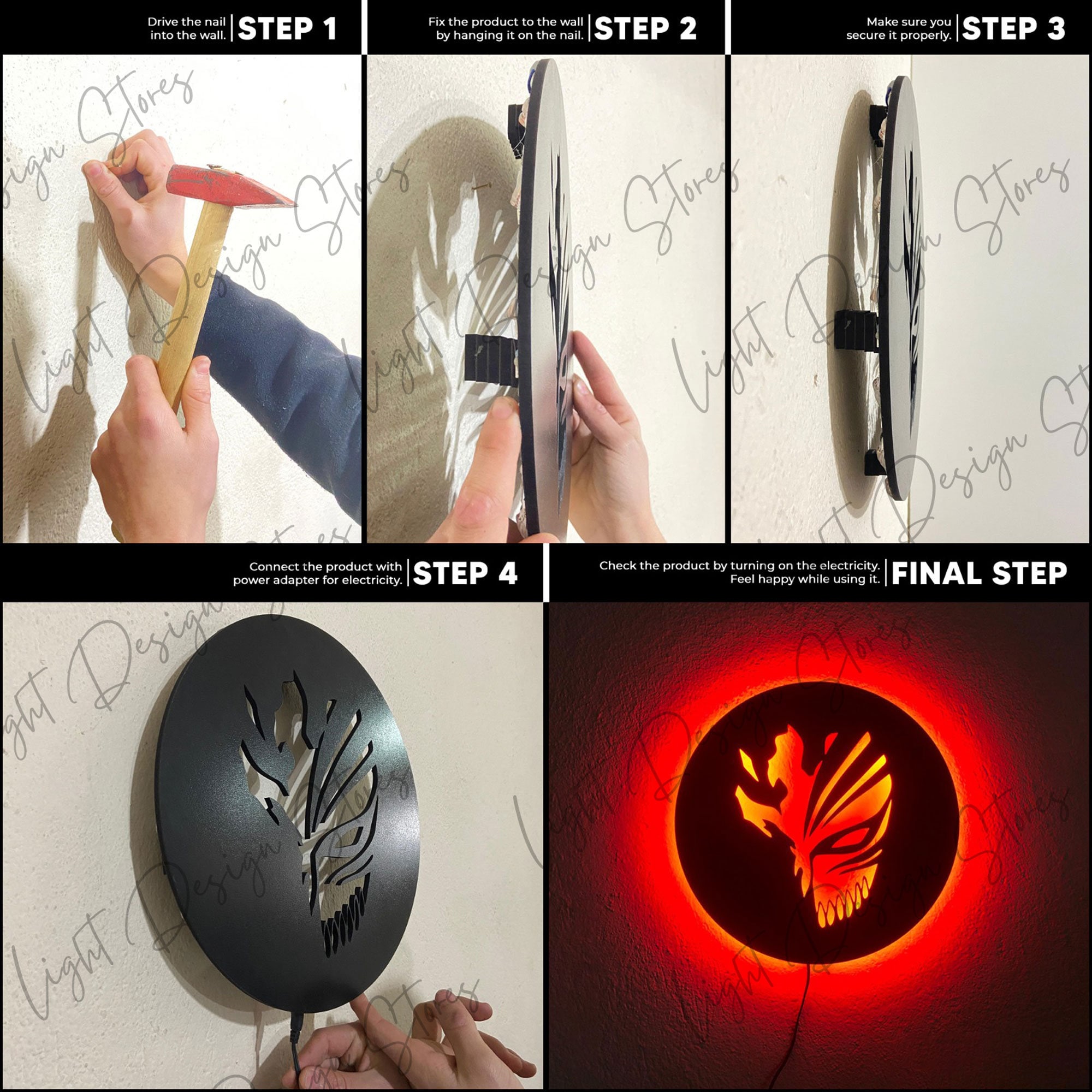 Custom Tiger Head Led Sign, Tiger Neon Sign, Tiger Led Sign, Tiger Wall ...