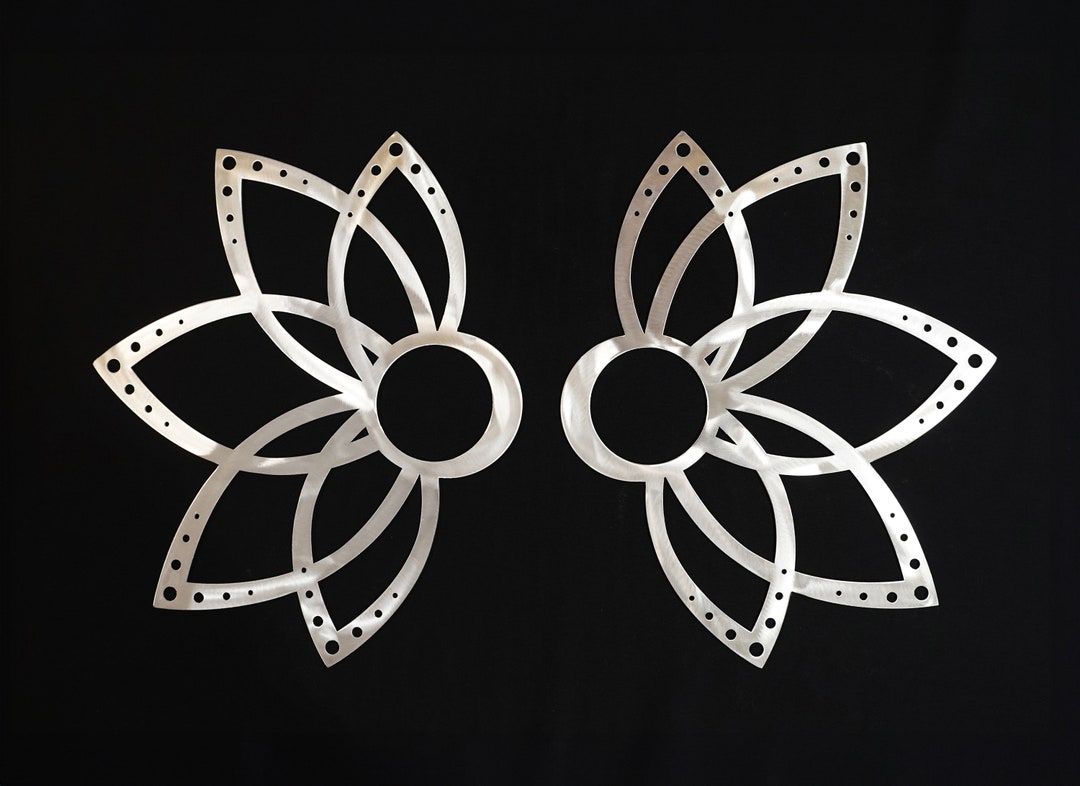Lotus Practice Flow Fans | Cholographic Silver | Russian Grip | Day ...