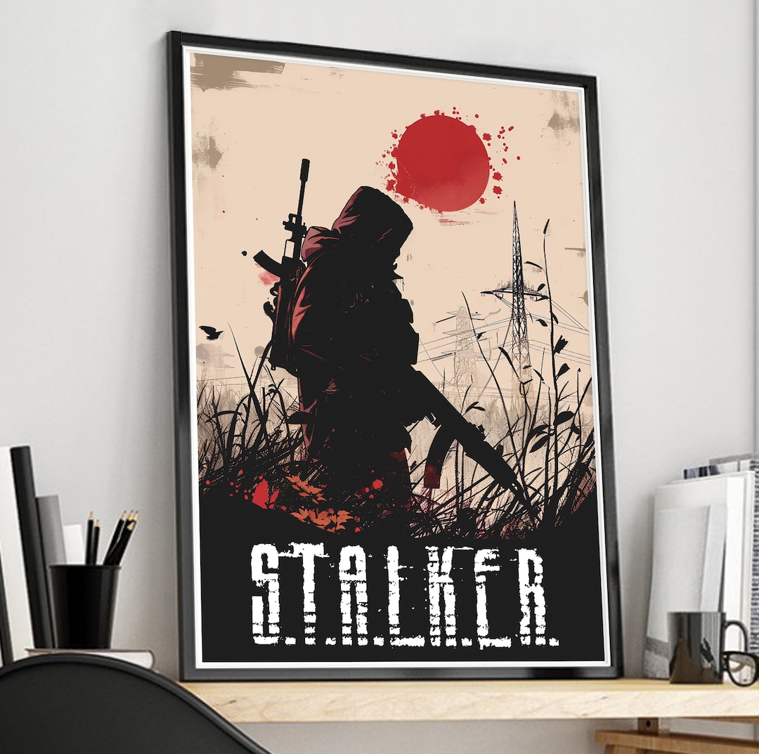 S.T.A.L.K.E.R, Stalker Gaming Poster, Game Room Decor, Perfect Gamer ...