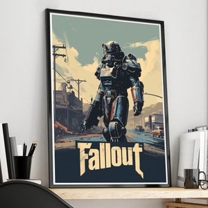Fallout Wall Art: Gaming Poster, Ideal for Elevating Your Man Cave or ...
