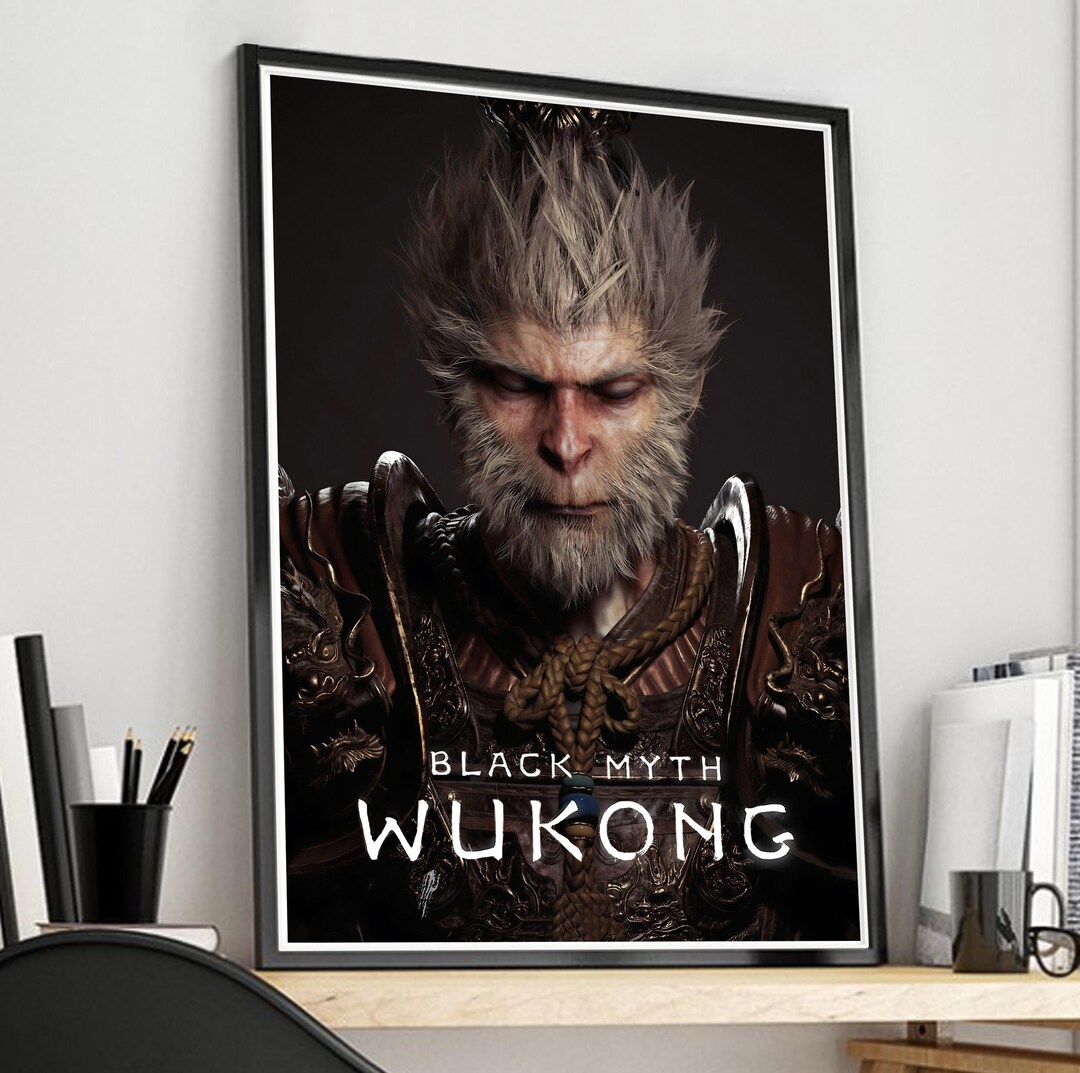 Black Myth Wukong, Monkey King ,game Poster, Game Room Decor ...