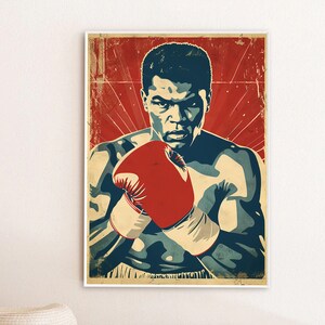 Muhammad Ali Wall Art: Classic Print, Nostalgic Posters. Downloadable ...