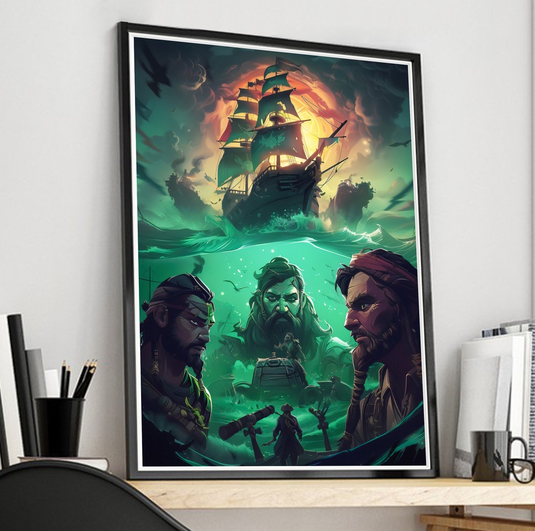 Sea of Thieves Wall Art, Pirate Life, Sea of Thieves Inspiration,game ...