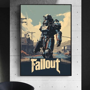 Fallout Wall Art: Gaming Poster, Ideal for Elevating Your Man Cave or ...