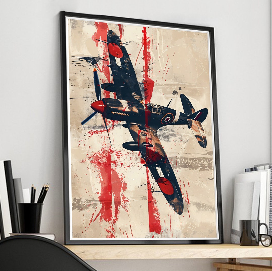 The Poster Showcases an Abstract Representation of World War II ...