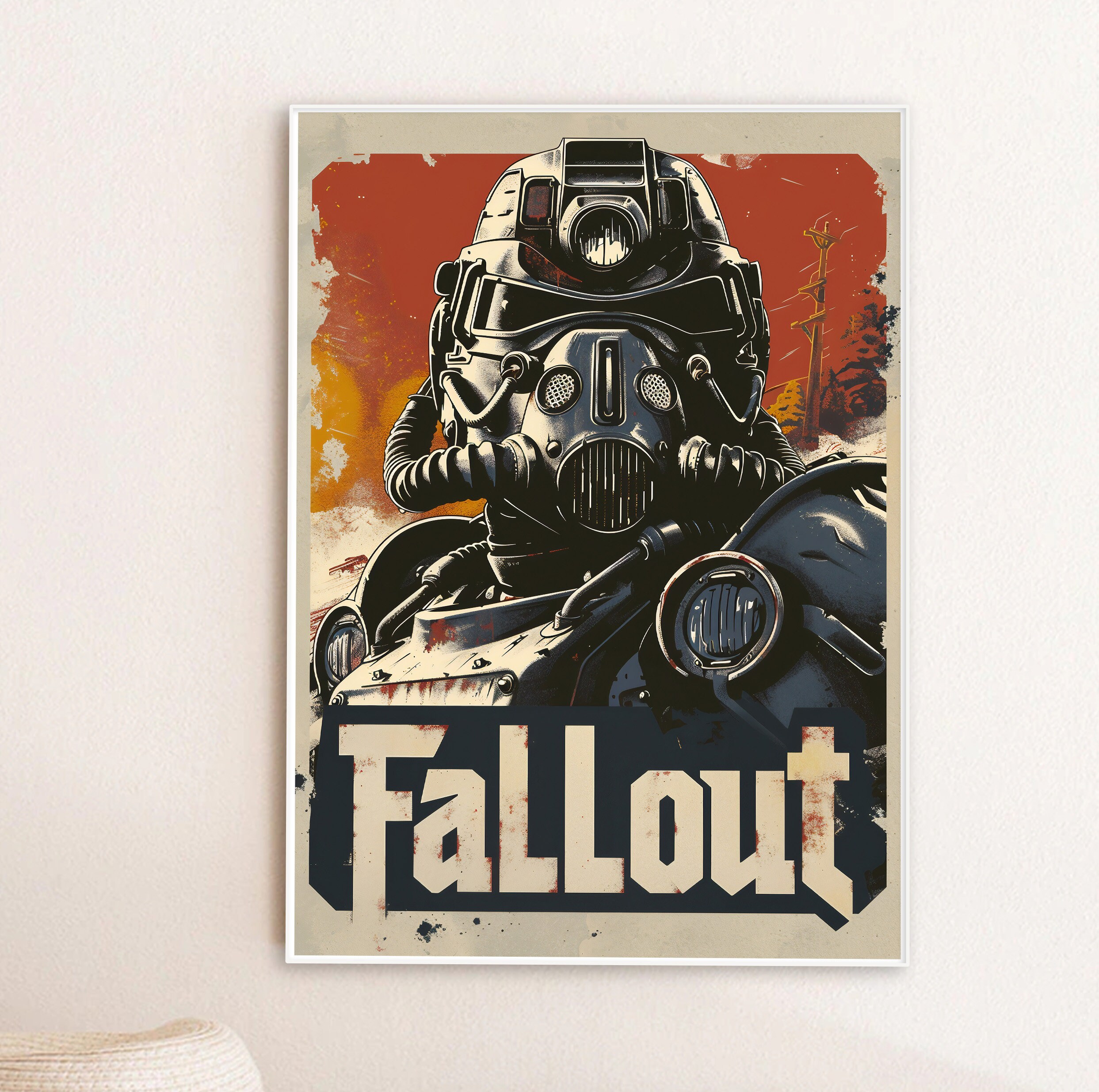 Fallout Wall Art Gaming Poster Ideal for Elevating Your Man Cave Game ...