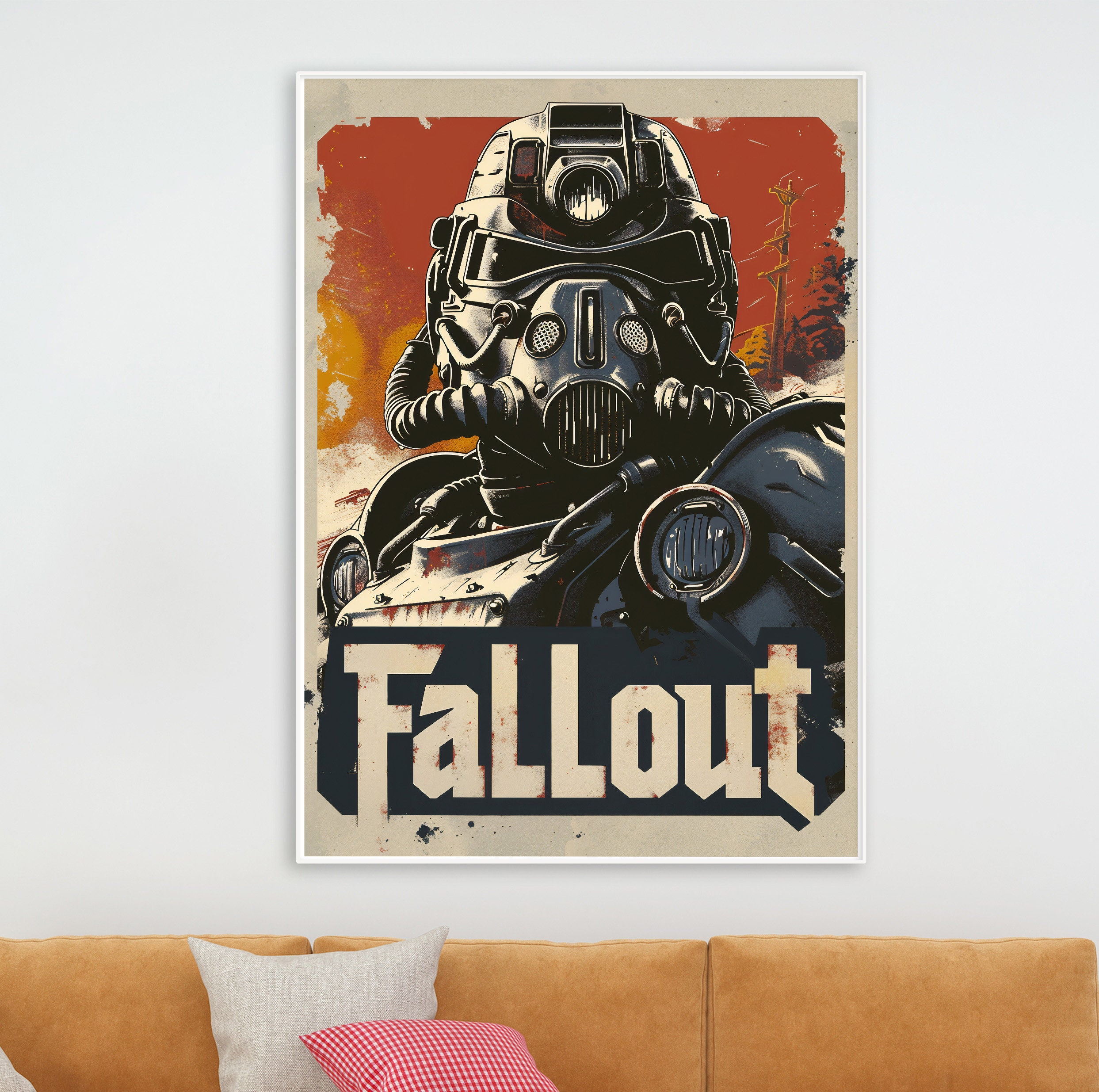 Fallout Wall Art Gaming Poster Ideal for Elevating Your Man Cave Game ...