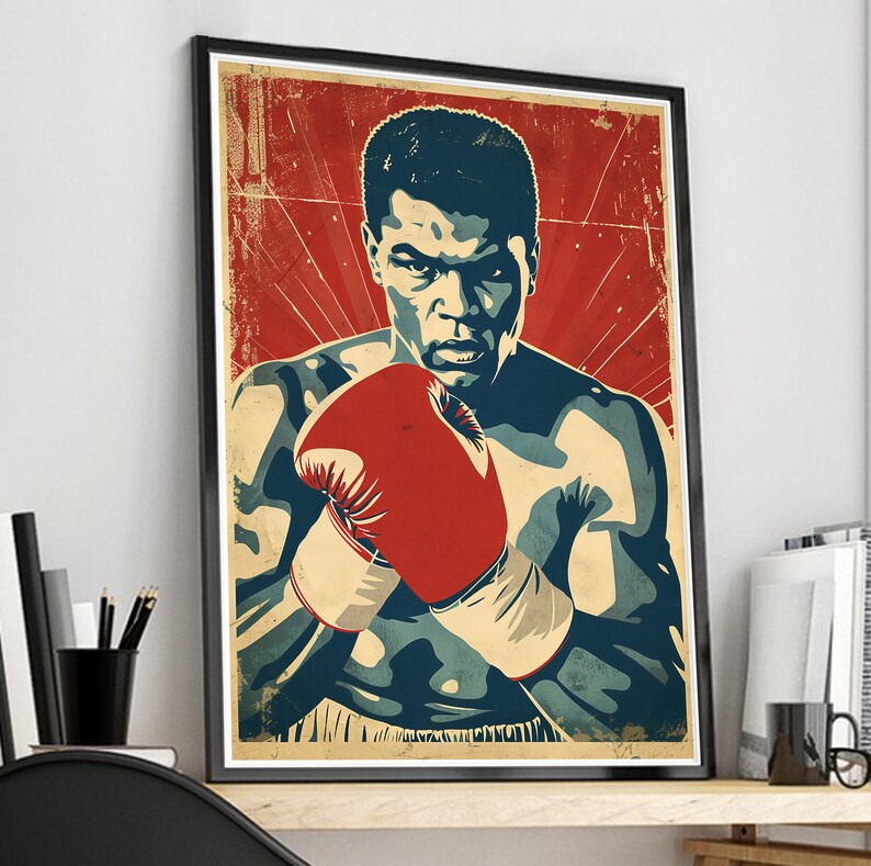 Muhammad Ali Wall Art: Classic Print, Nostalgic Posters. Downloadable ...