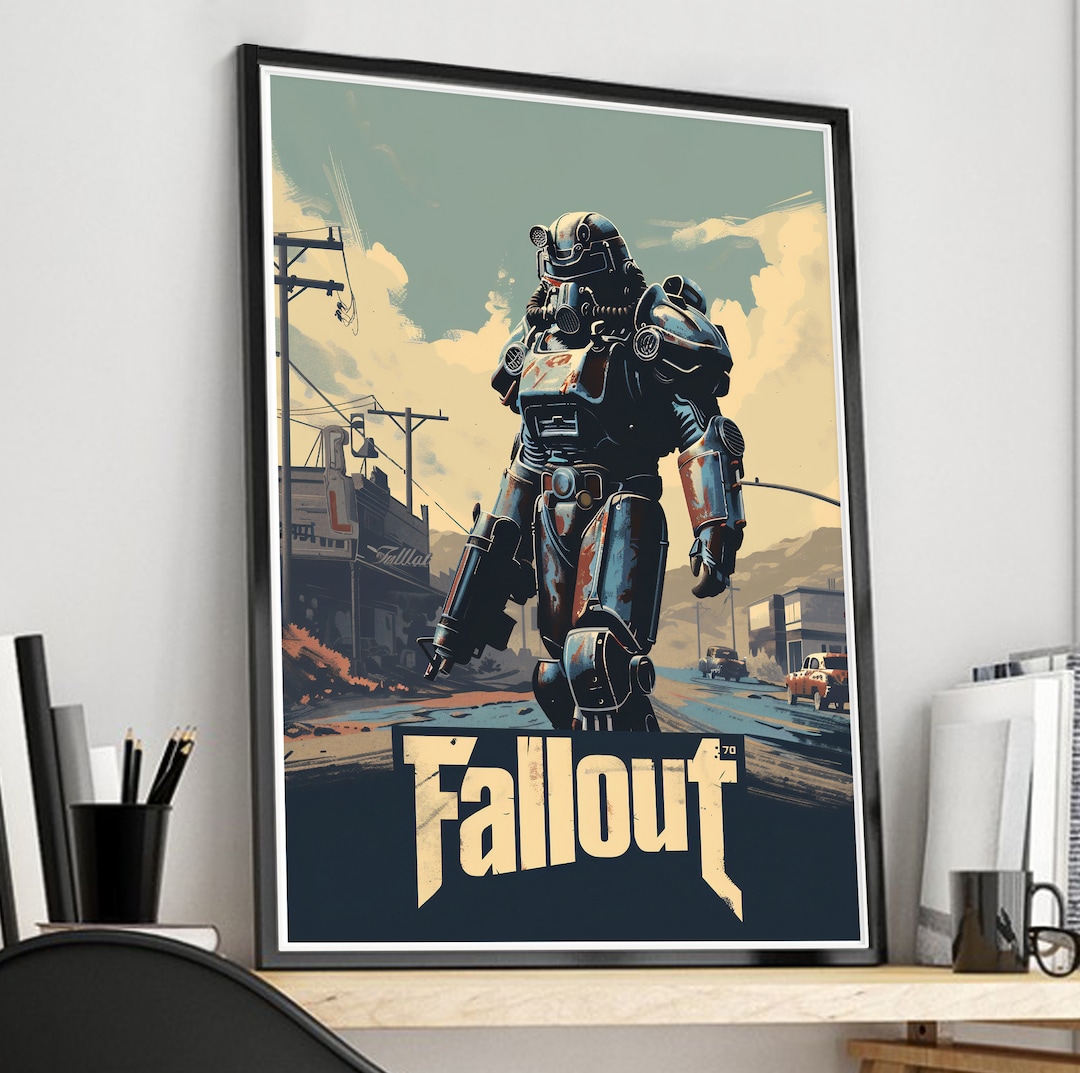 Fallout Wall Art: Gaming Poster, Ideal for Elevating Your Man Cave or ...