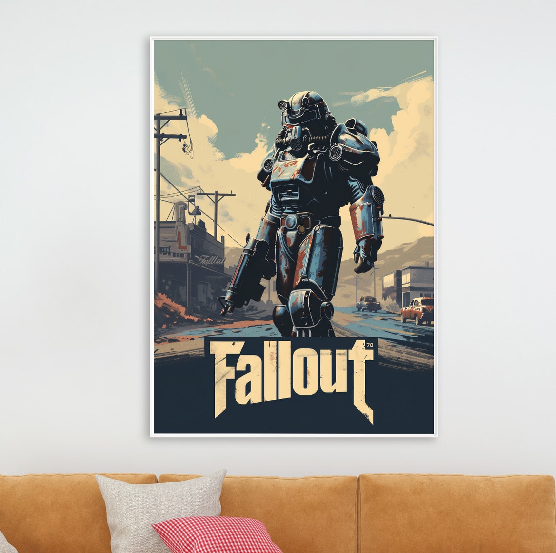 Fallout Wall Art: Gaming Poster, Ideal for Elevating Your Man Cave or ...
