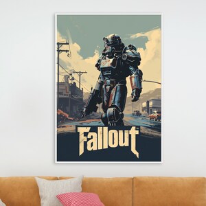 Fallout Wall Art: Gaming Poster, Ideal for Elevating Your Man Cave or ...