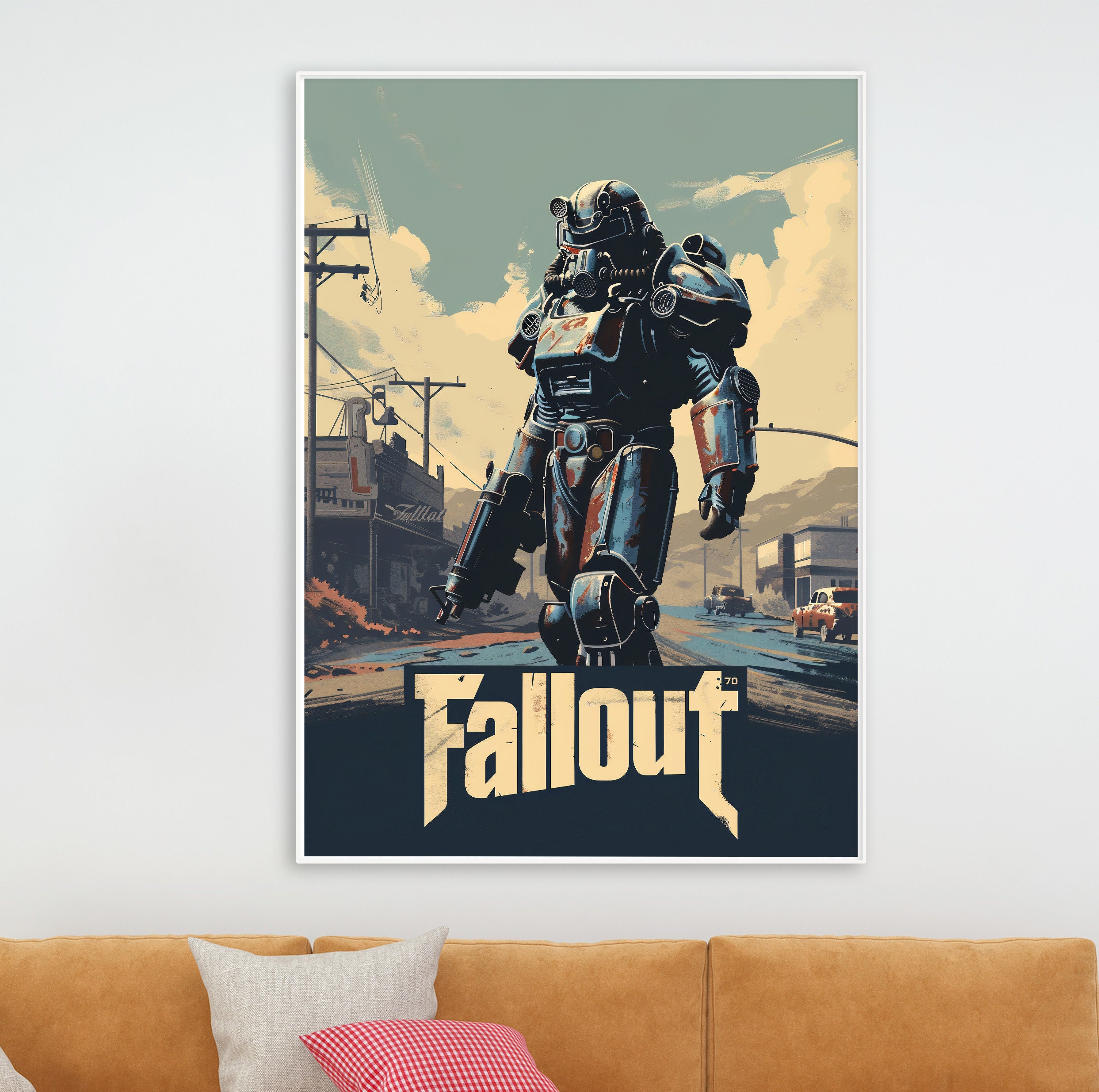 Fallout Wall Art: Gaming Poster, Ideal for Elevating Your Man Cave or ...