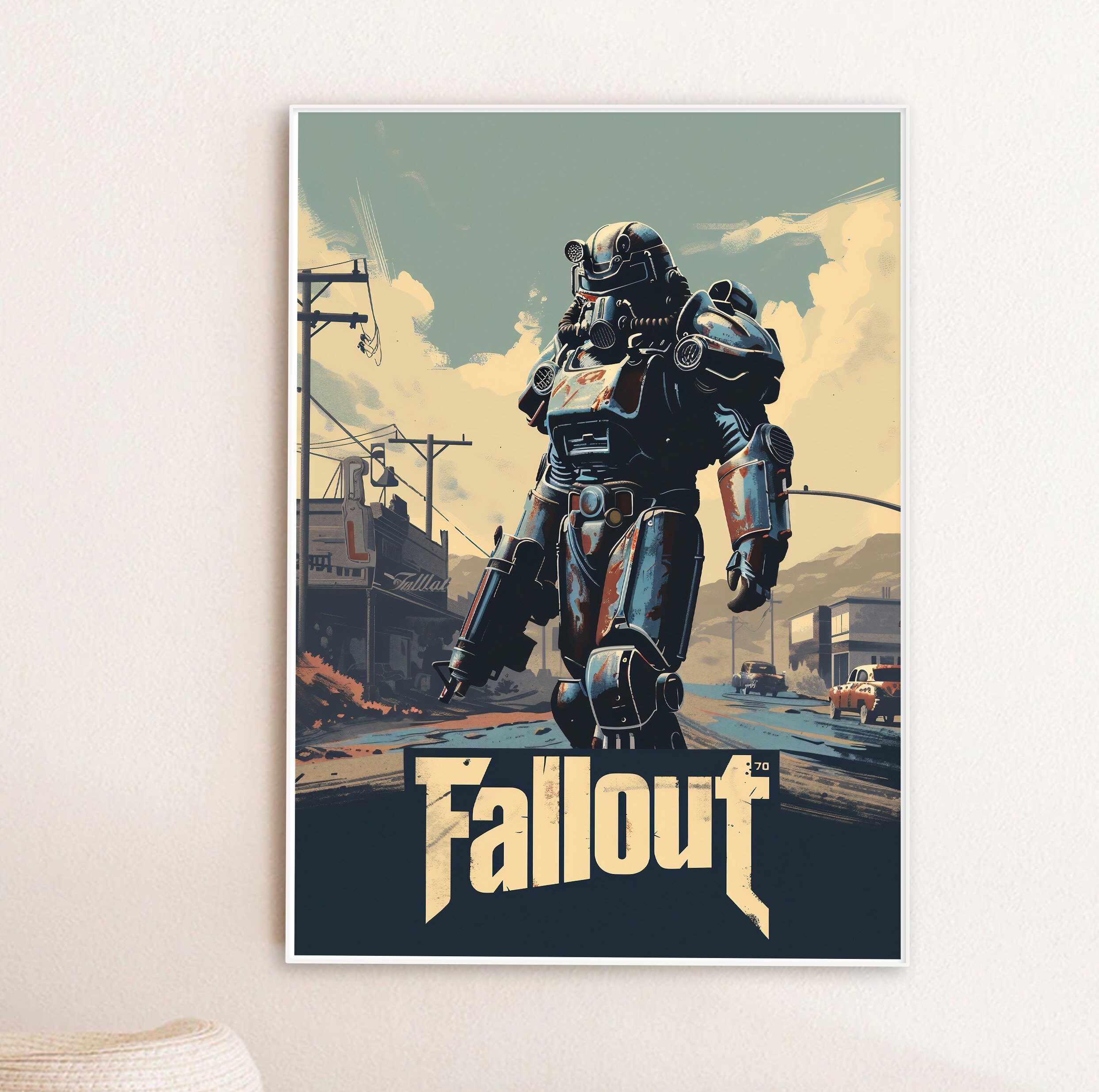 Fallout Wall Art: Gaming Poster, Ideal for Elevating Your Man Cave or ...