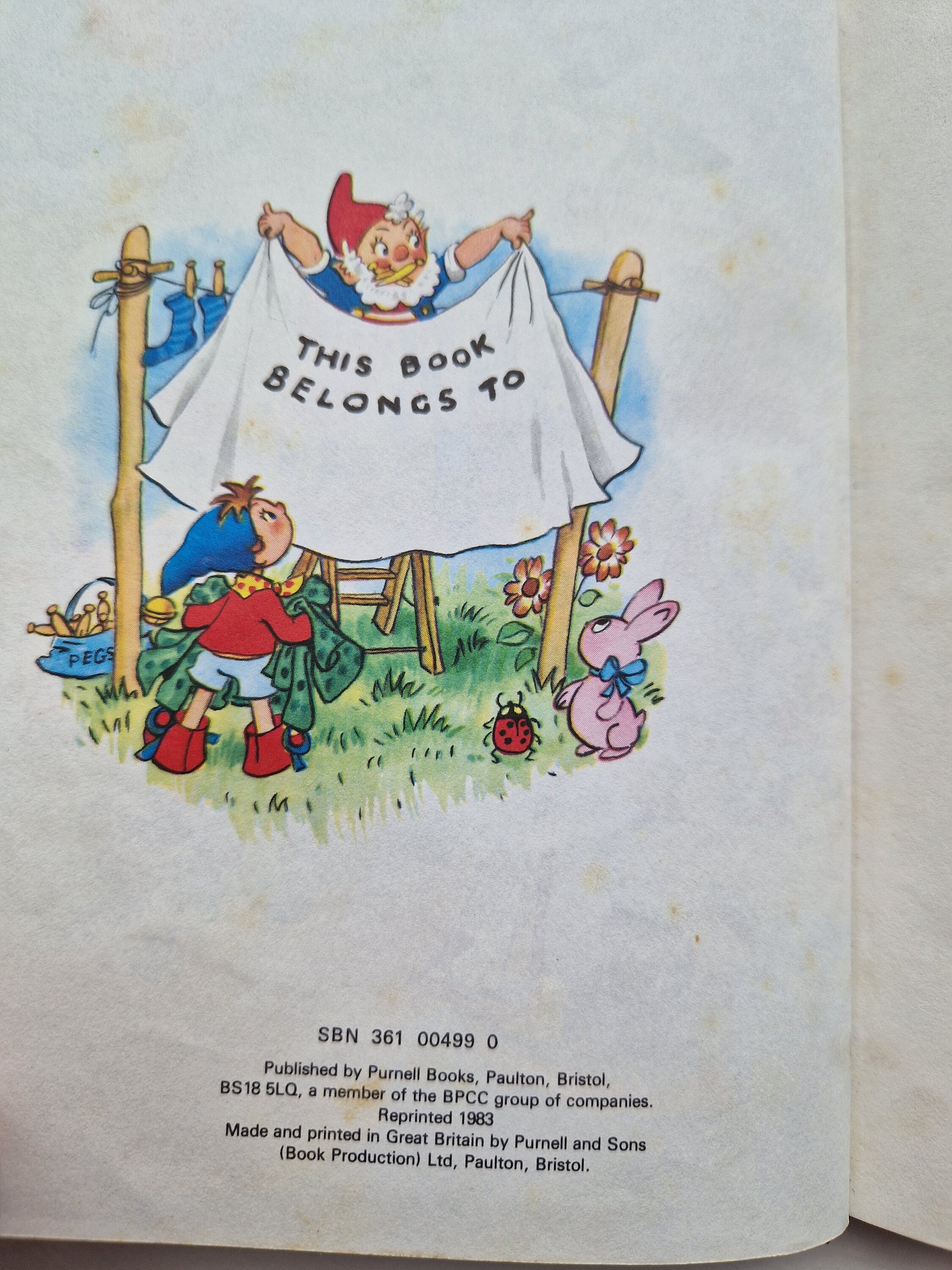 Noddy and the Bumpy Dog by Enid Blyton. Vintage Children's Book 1969 - Etsy