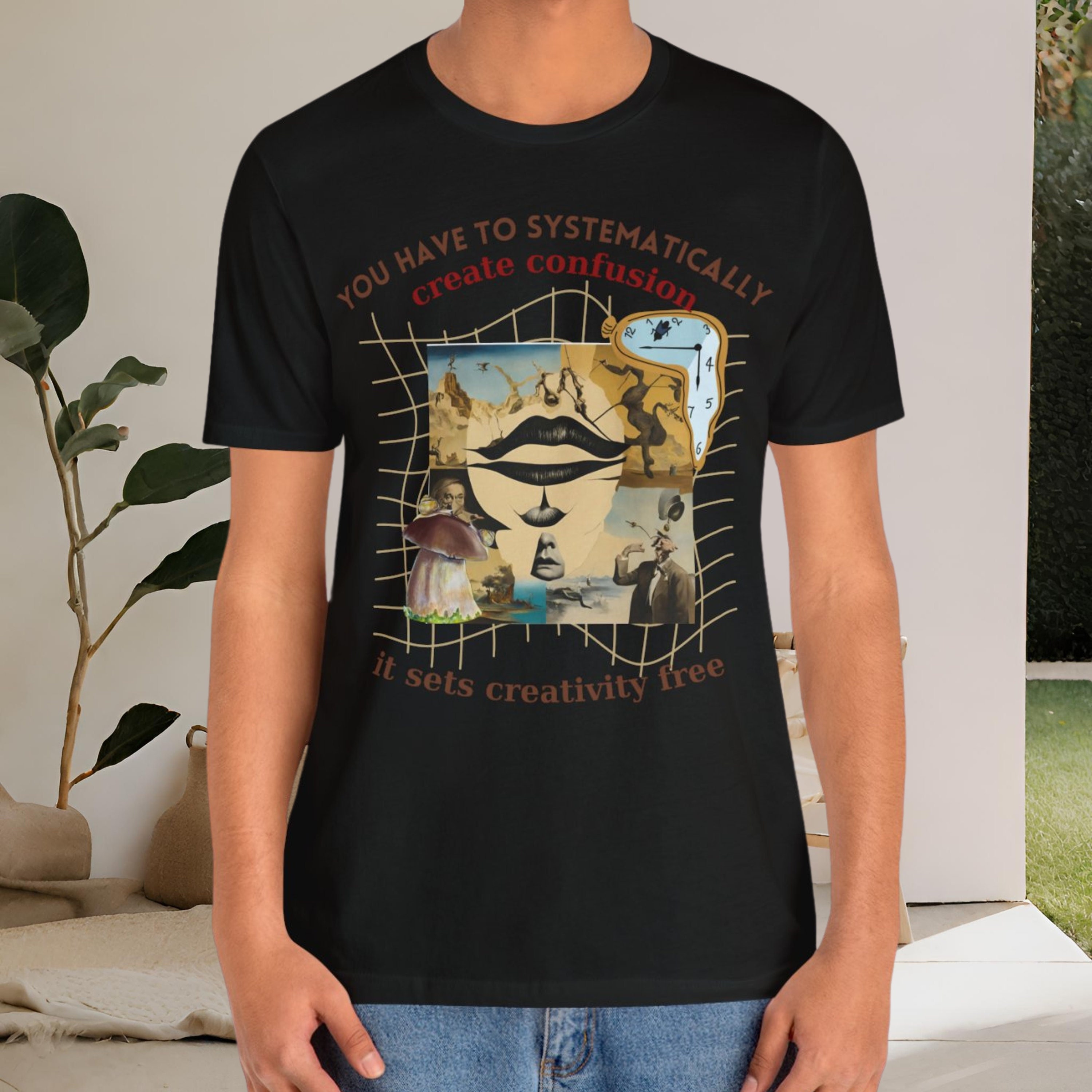 Salvador Dali Print , Artsy T-shirt , Wearable Art , Aesthetic Clothing ...