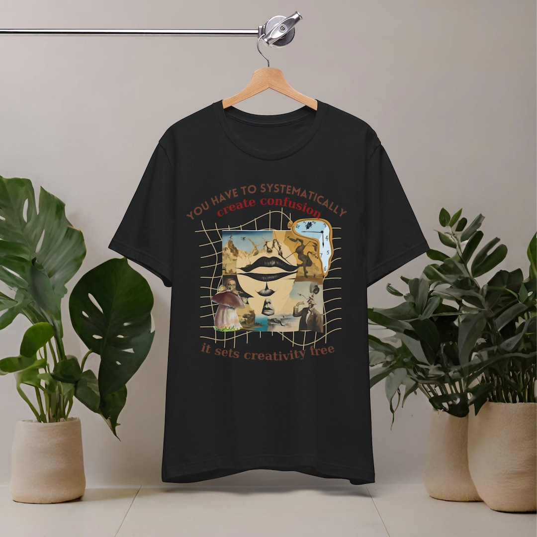 Salvador Dali Print , Artsy T-shirt , Wearable Art , Aesthetic Clothing ...
