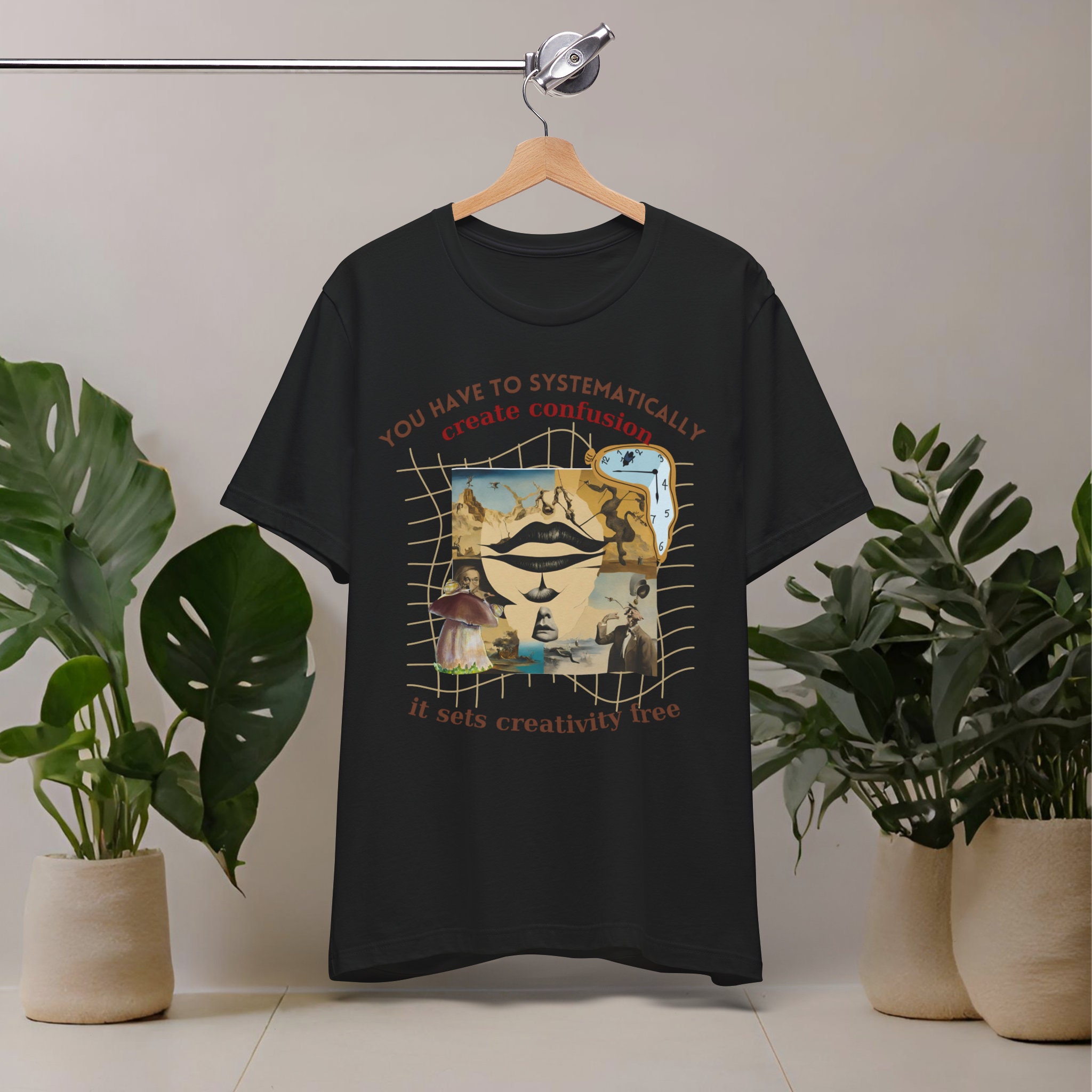 Salvador Dali Print , Artsy T-shirt , Wearable Art , Aesthetic Clothing ...