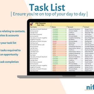 Client Tracker Spreadsheet CRM Template Customer Relationship ...