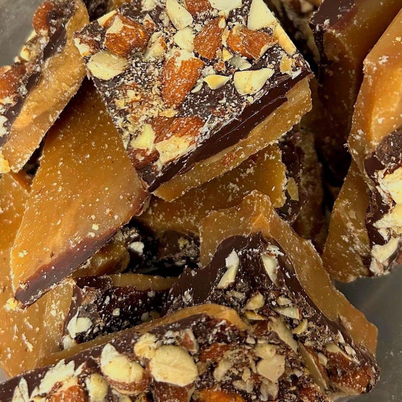 Toffee Covered Candy - Etsy