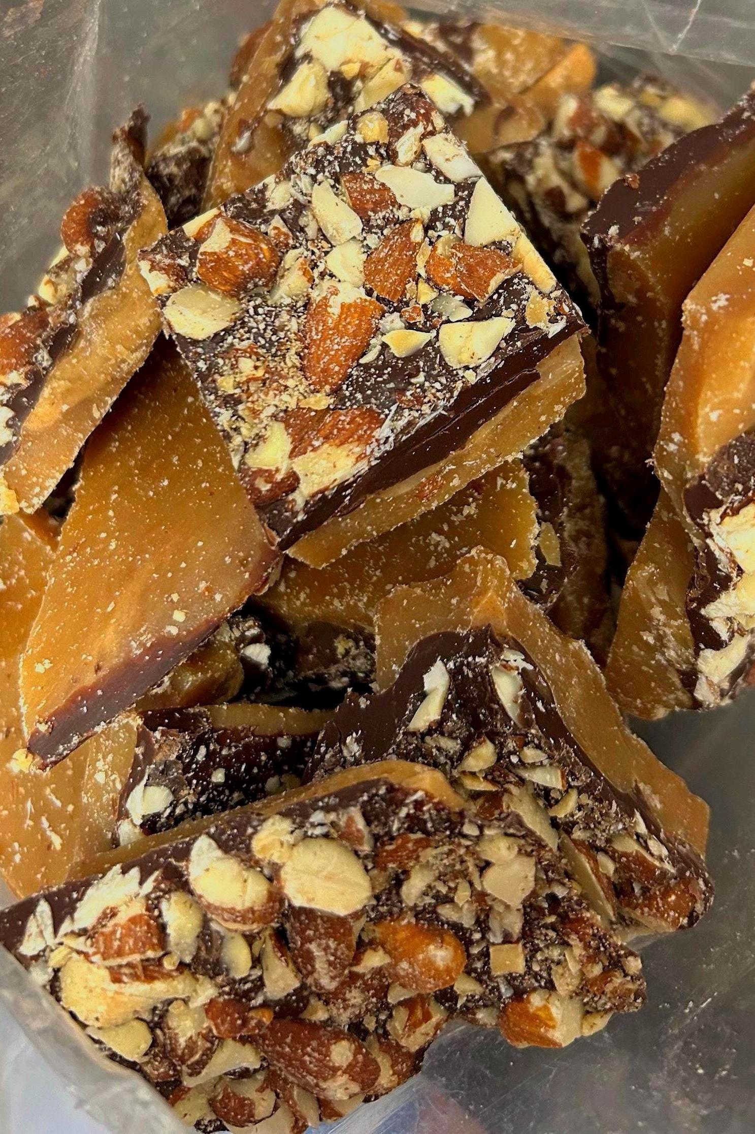 Handcrafted Gourmet Chocolate Covered Toffee Candy - Etsy