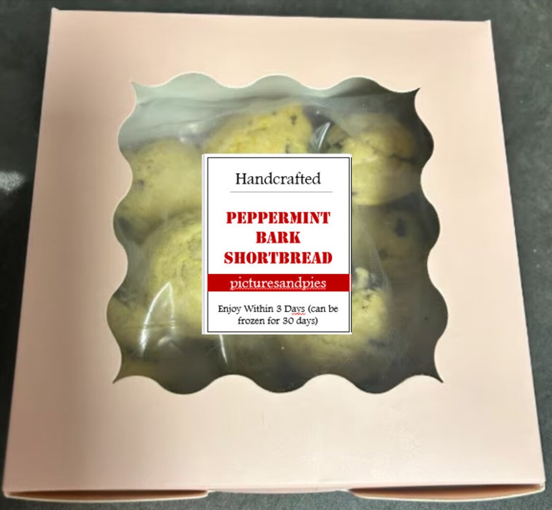 Gourmet Shortbread Cookies - 4 Flavors Available! - Etsy